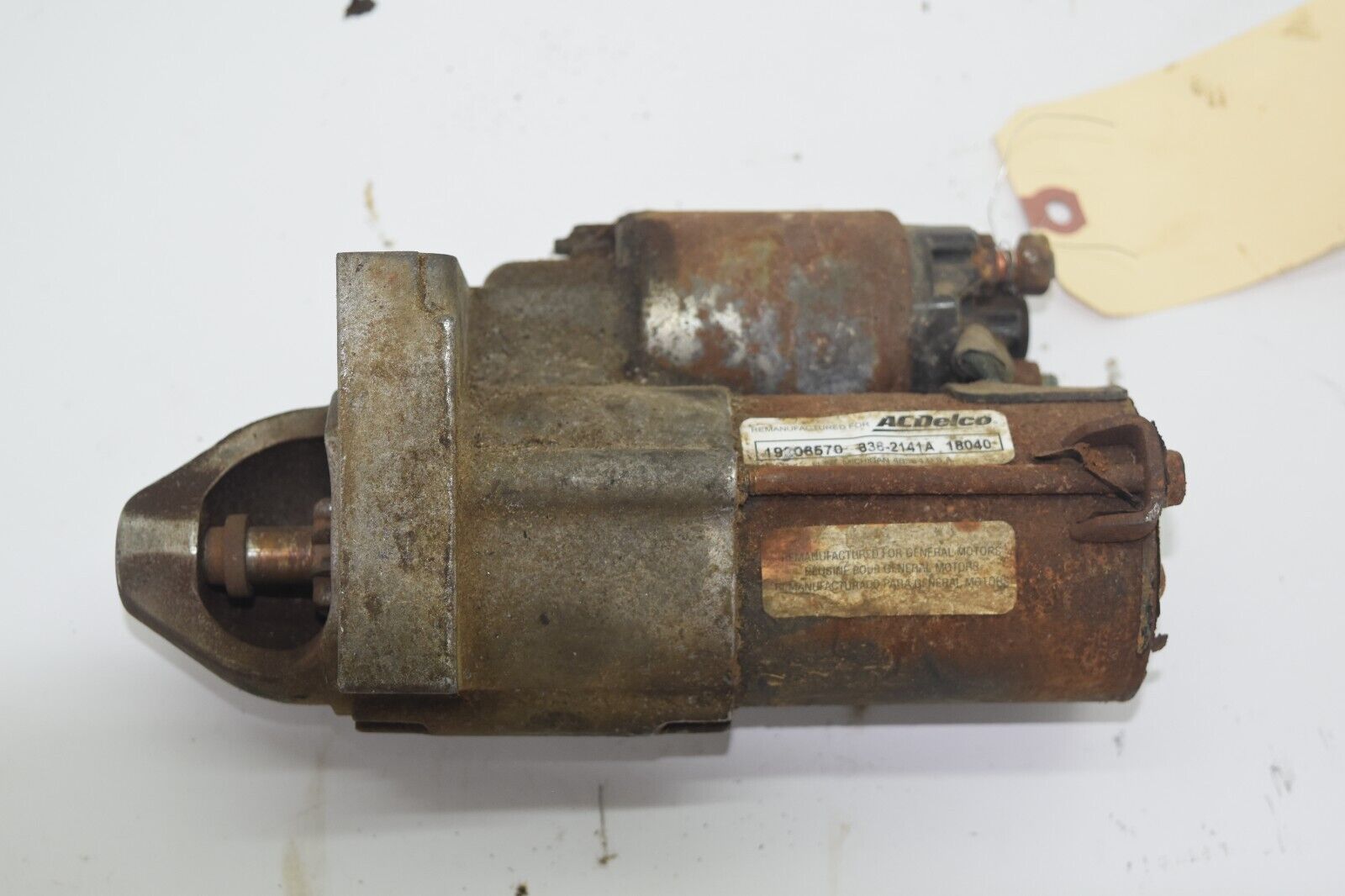 2007 07 Chevy equinox starter 3.4 ACDelco 12535– FatMan's Garage, LLC