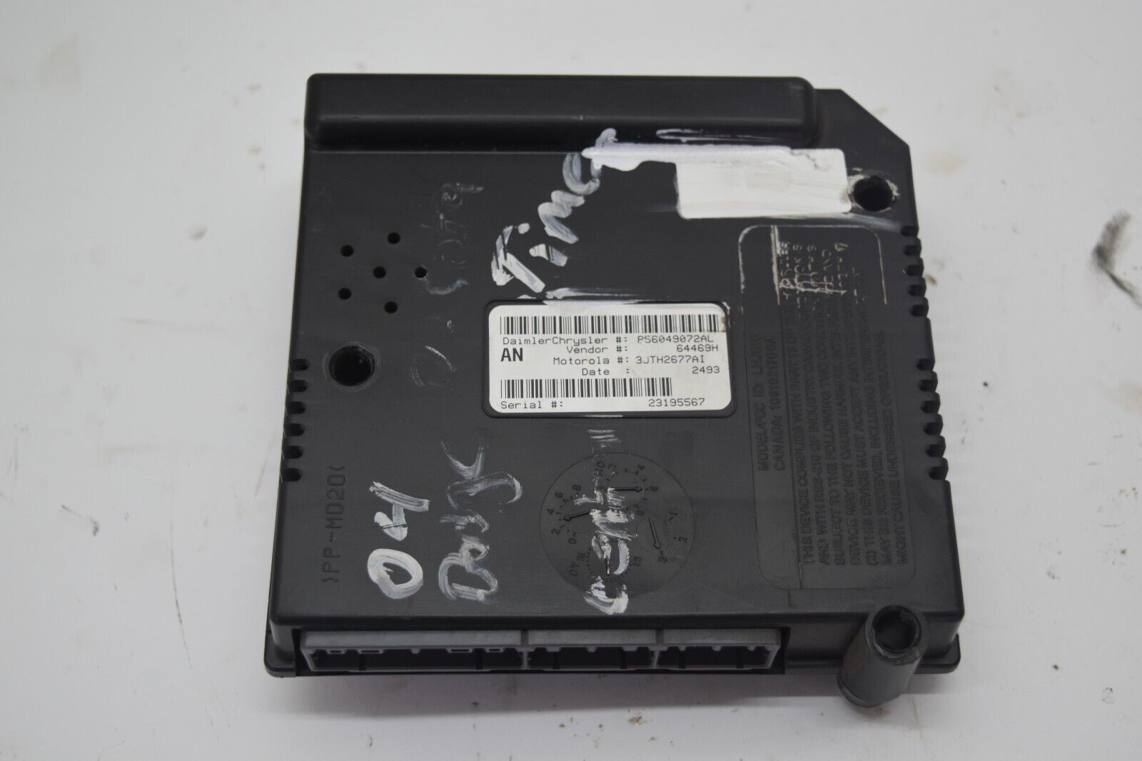 01 04 2004 Dodge Dakota BCM Body Control Module CTM Central Timing Mod ...