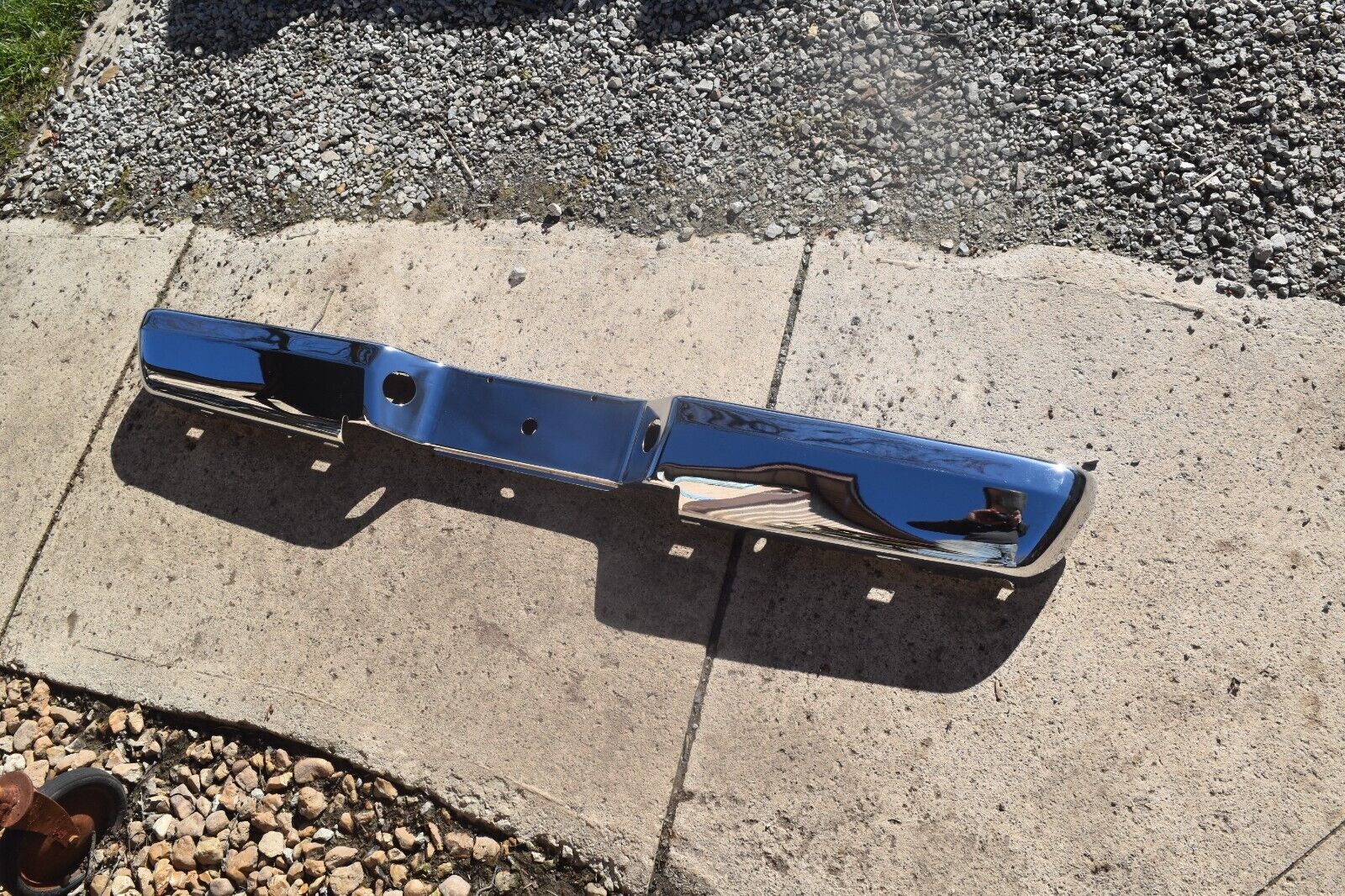 Step Bumper For 1998 2011 Ford Ranger Rear Chrome Fleetside Styleside ...