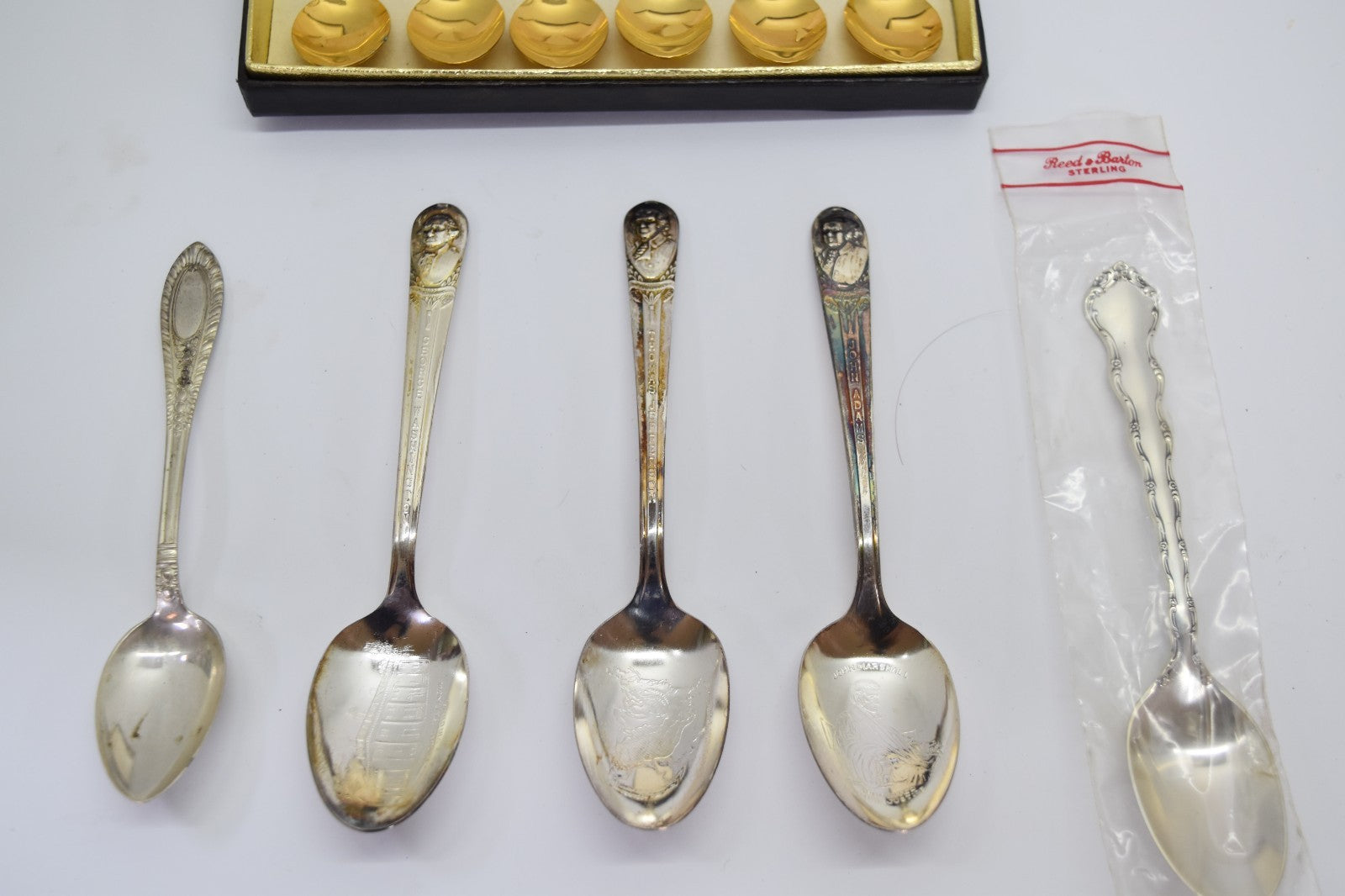 gold silver plated spoons Janis 24k wmrogersmfg.co 925 sterling 14146 ...