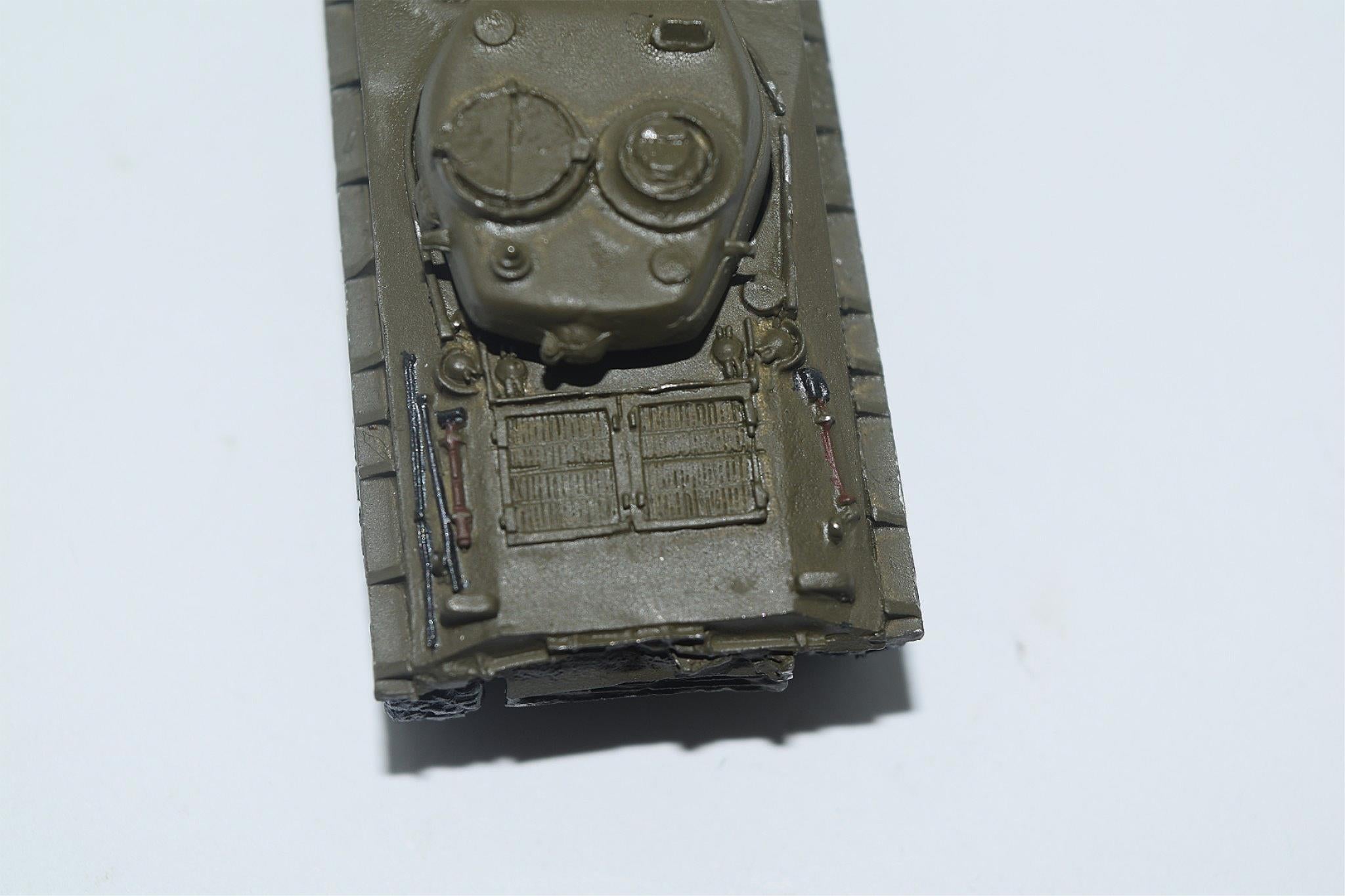 Lot of 13 Flames of War FOW Yankee Sherman Tanks Painted Platoon Minia ...