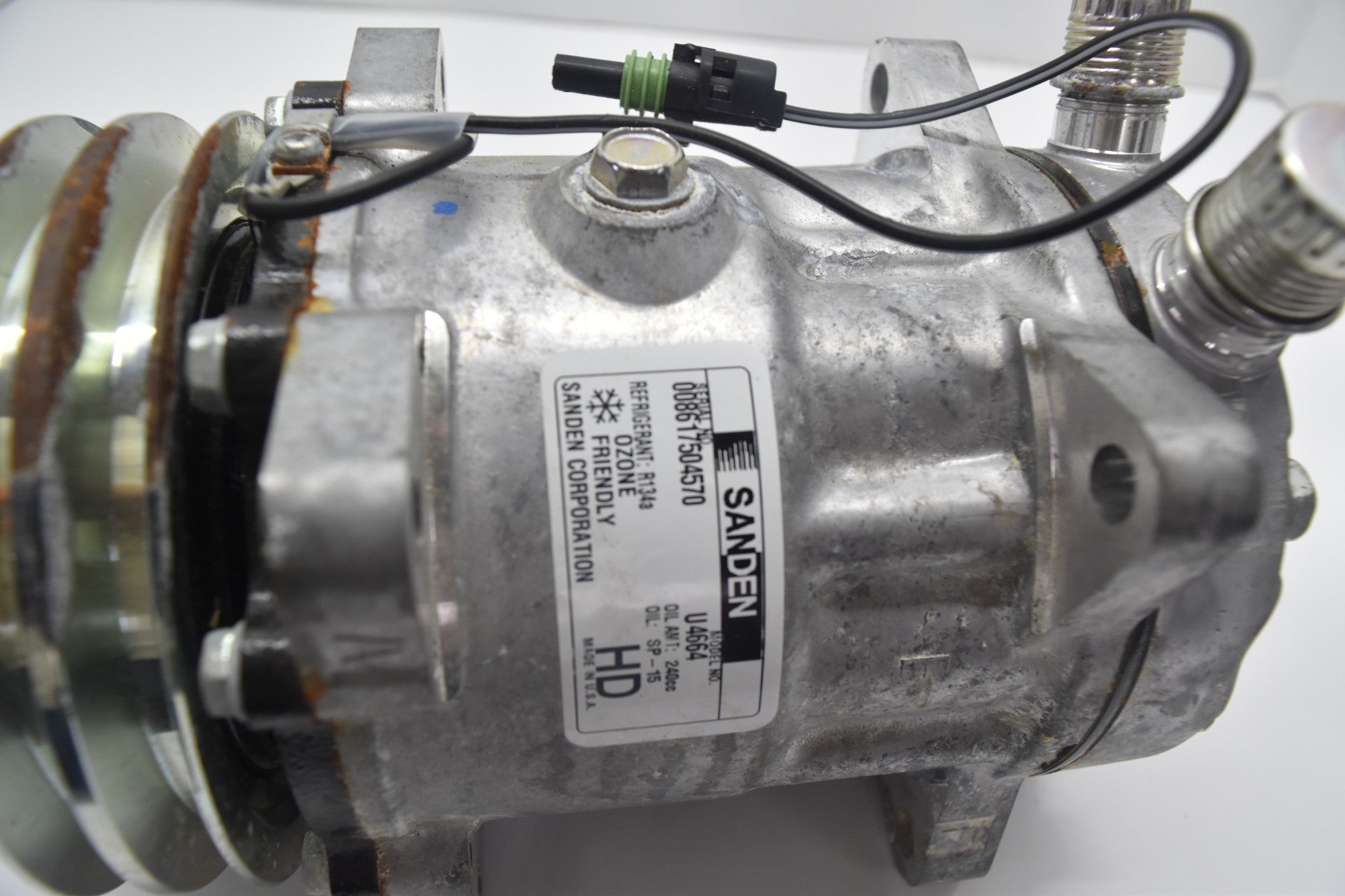 Sanden U4664 Model 2 Groove AC Compressor Multi Fit 008617504570 ...