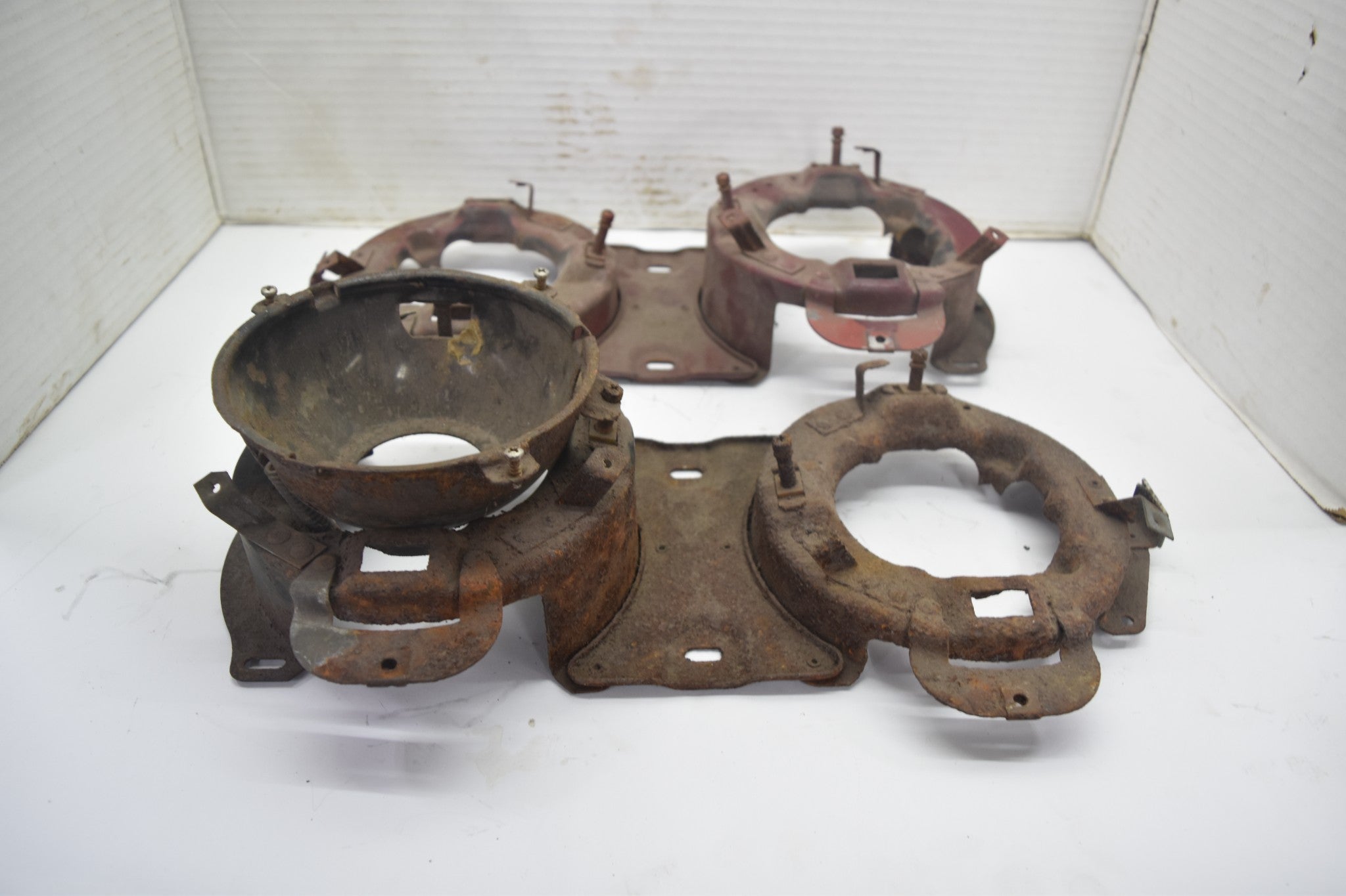 1964 Ford Galaxie Left Right Headlight Bucket Assembly Housing Pair 64 ...