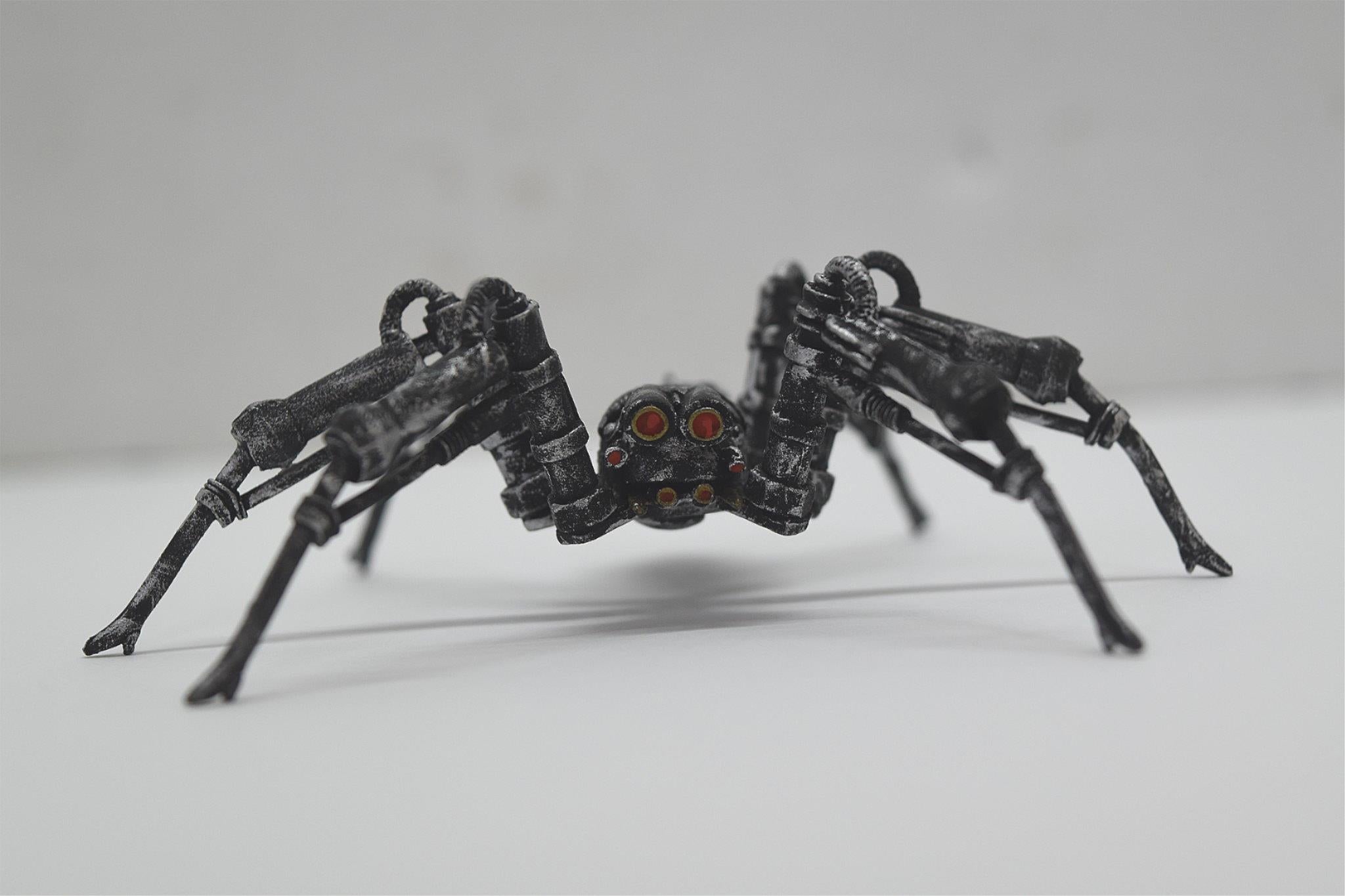 METAL Vintage D&D Warhammer 40K Cyber Cyborg Robot Golem Spider Miniat ...