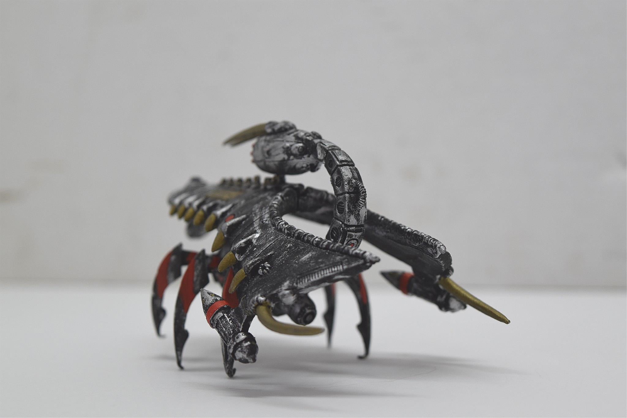 METAL Vintage Warhammer 40K D&D Roach Bug Scorpion Cyborg Robot Miniat ...