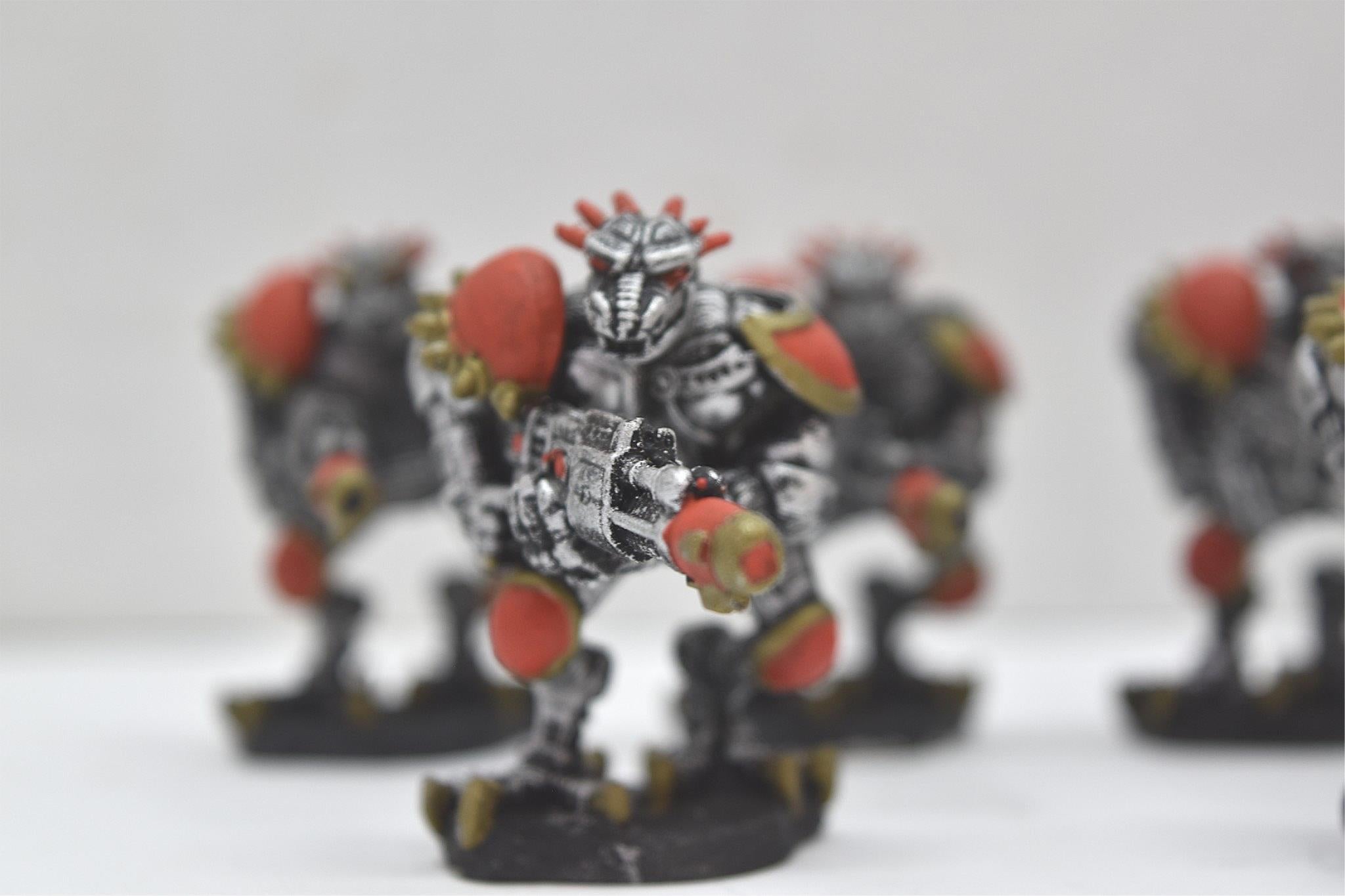 Lot of 8 Legions of Steel Mark IA1 Assault Fiend Painted Miniatures Gl ...