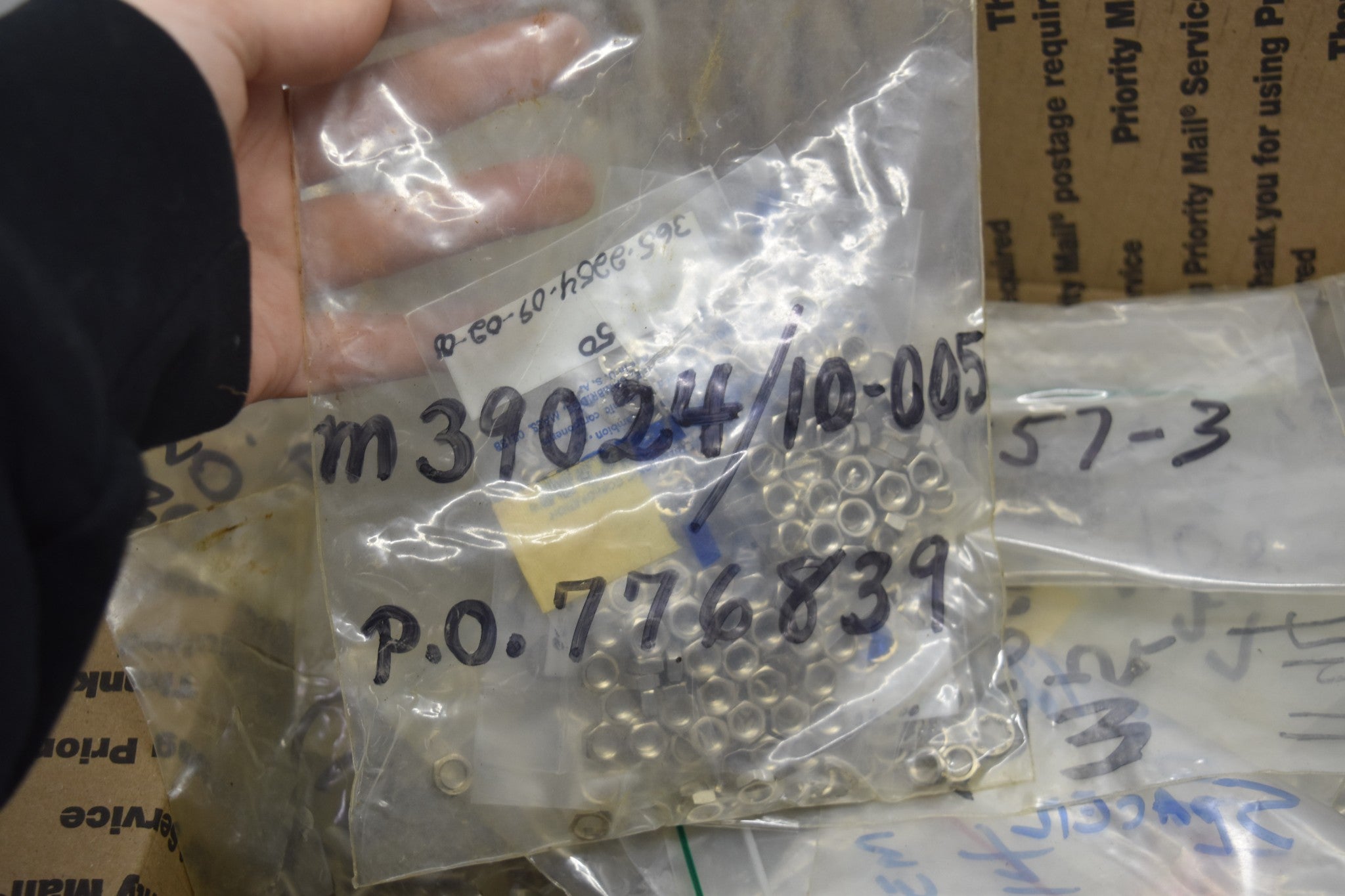 Random Assortment Bulk Lot Military Aviation Fasteners Hardware 18+ lb ...