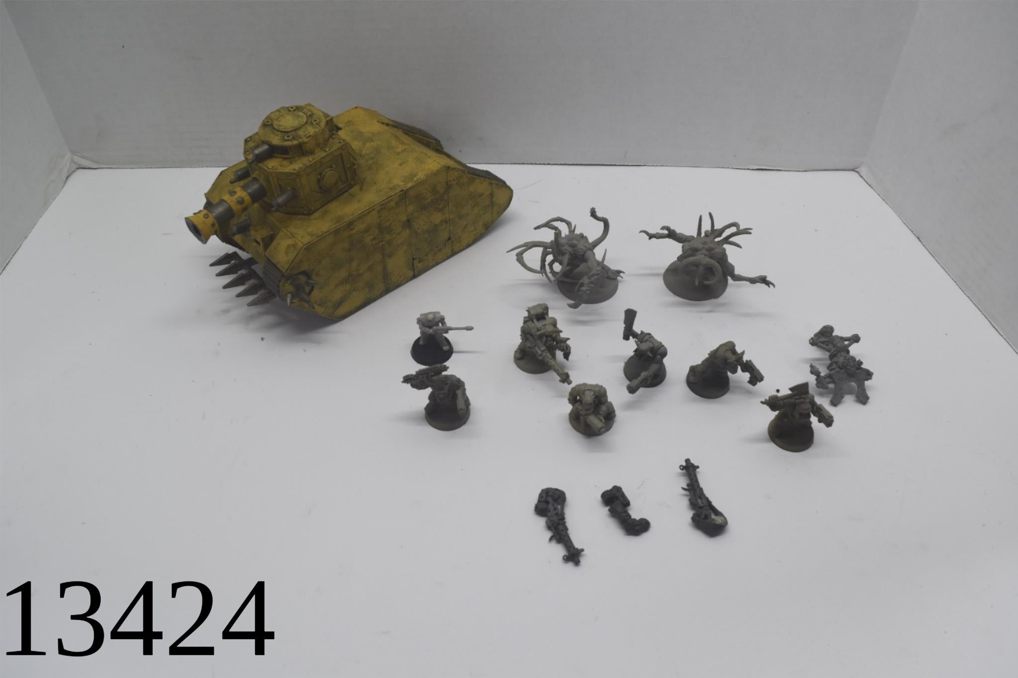 Warhammer 40k Kitbash Set Lot Ork Daemon Chaos Spawn Tank– FatMan's ...
