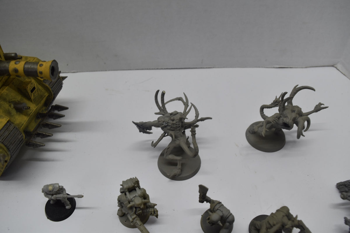 Warhammer 40k Kitbash Set Lot Ork Daemon Chaos Spawn Tank– FatMan's ...