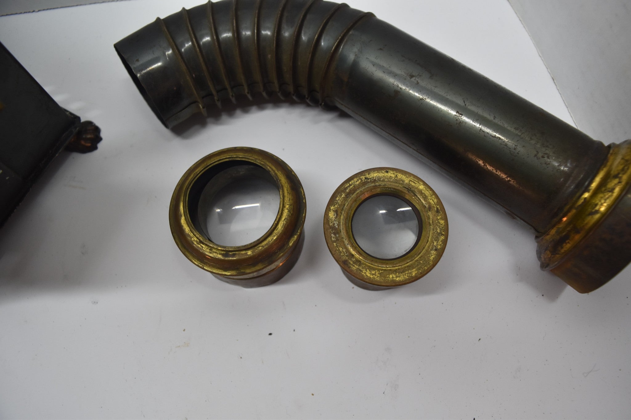 Vintage 19th Century 1800's Ernst Plank Tin Oil Lamp Projector Magic L ...