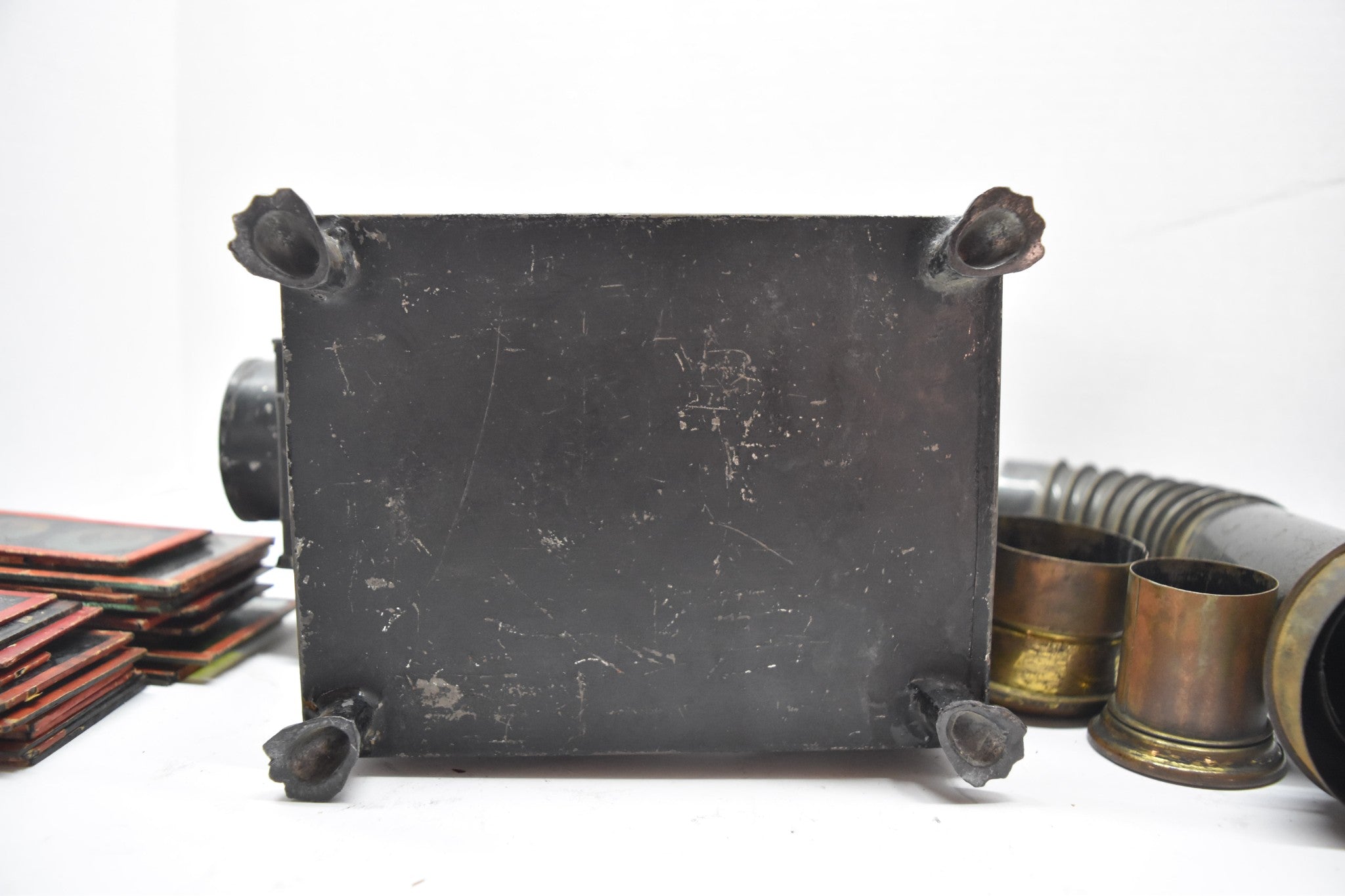 Vintage 19th Century 1800's Ernst Plank Tin Oil Lamp Projector Magic L ...