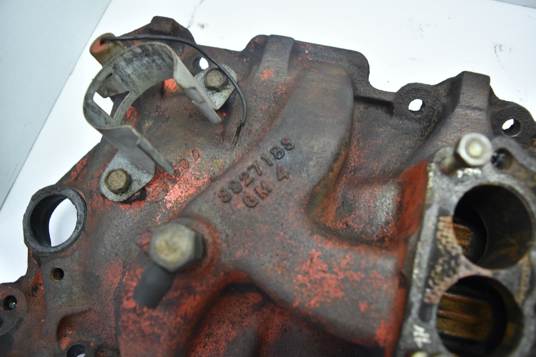 1970 Chevrolet SBC 2 BBL Barrel Intake Manifold Camaro Chevrolet 70 39 ...