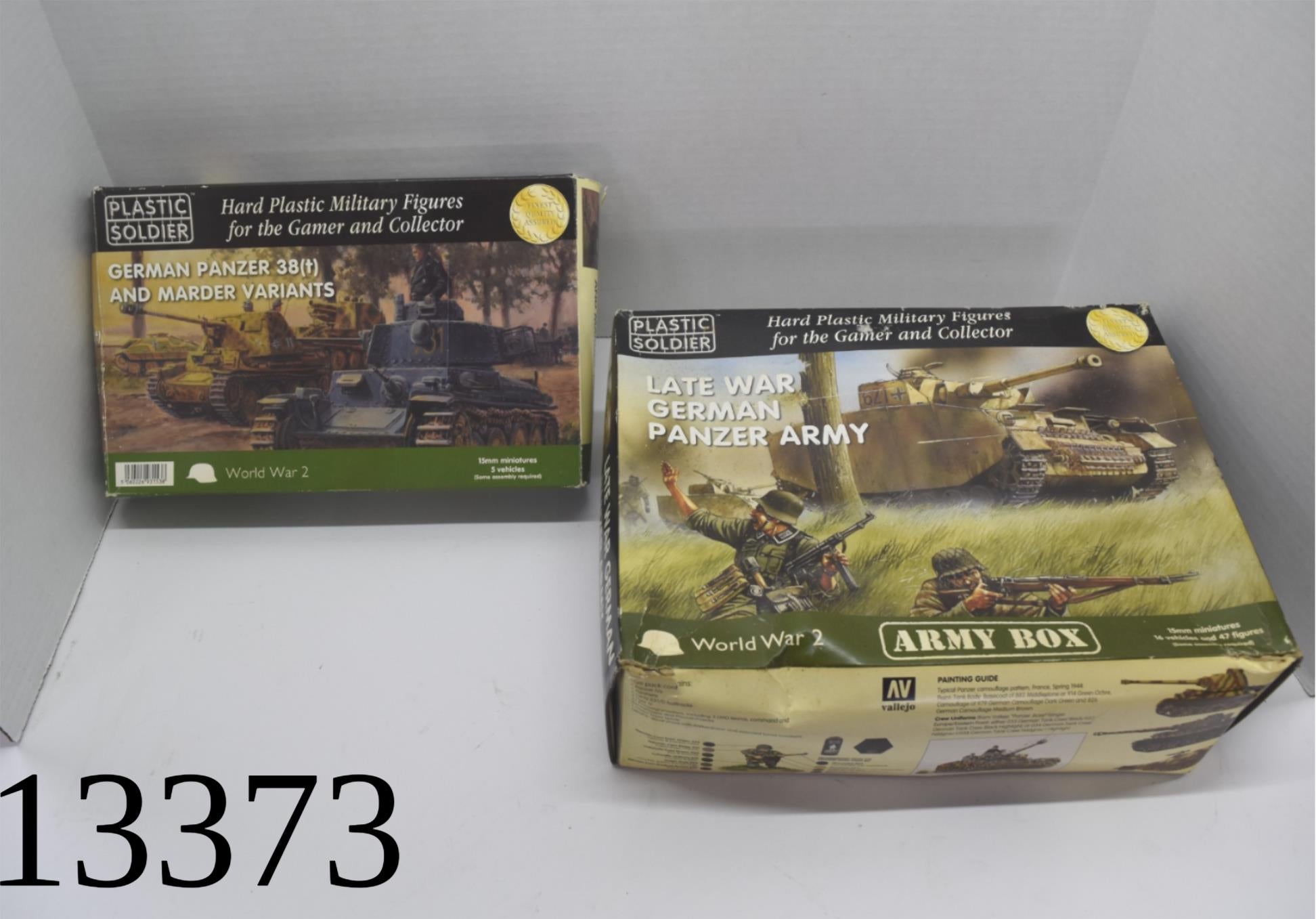 Lot of 2 Plastic Soldier Boxes German Panzer Army Marder Variants ...