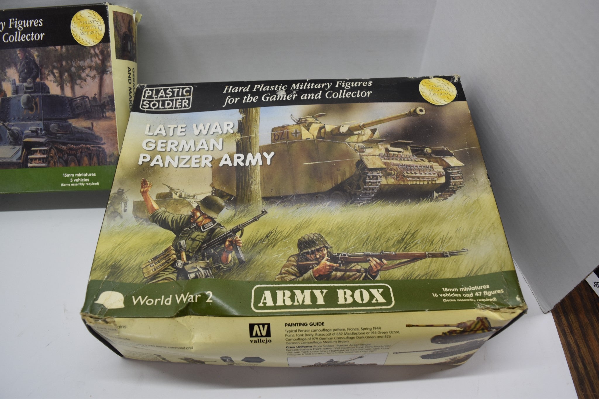 Lot of 2 Plastic Soldier Boxes German Panzer Army Marder Variants ...