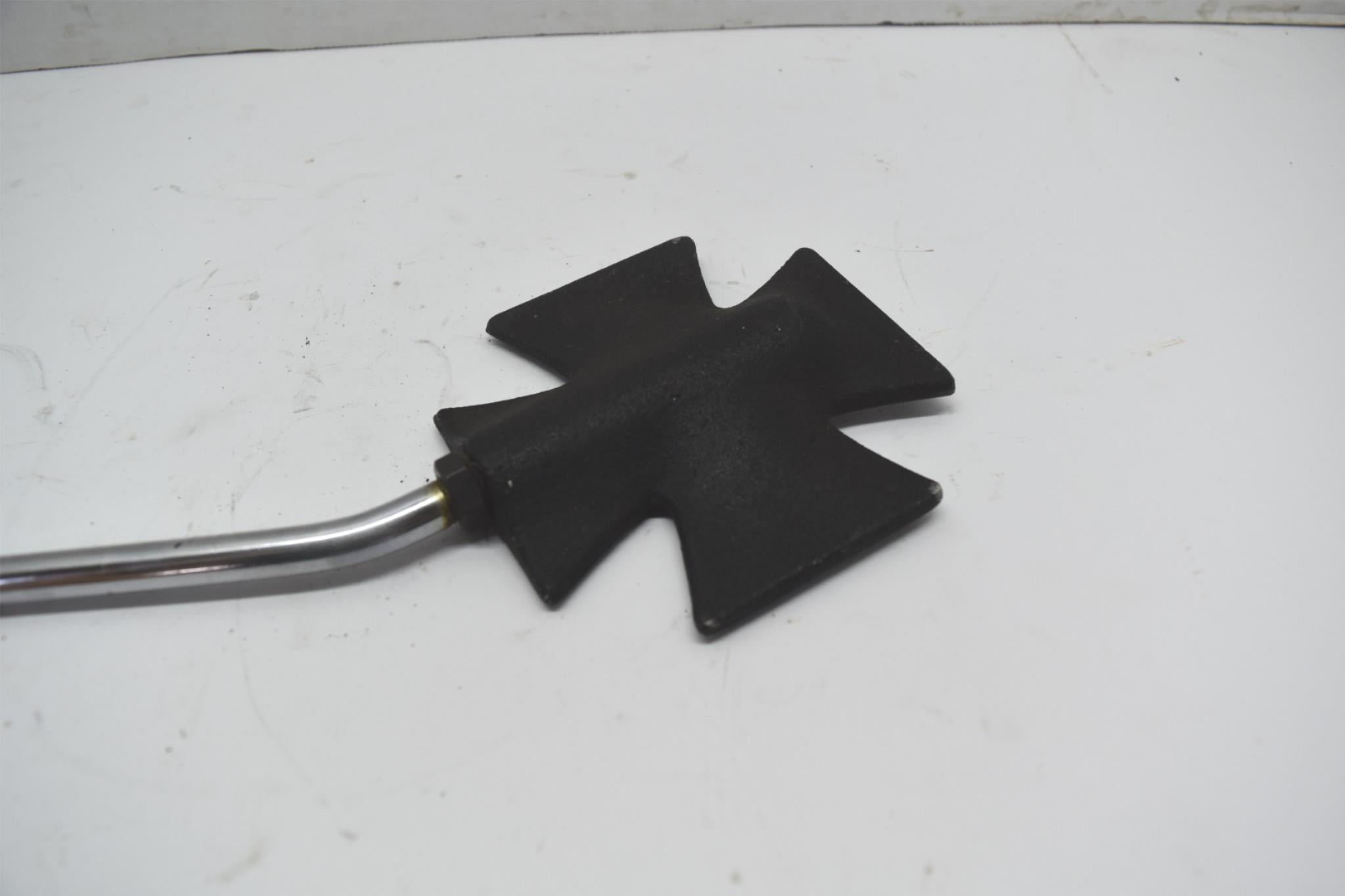 Vintage Iron Cross Motorcycle Mirror Harley Knuckle Pan Shovel Head Ch ...