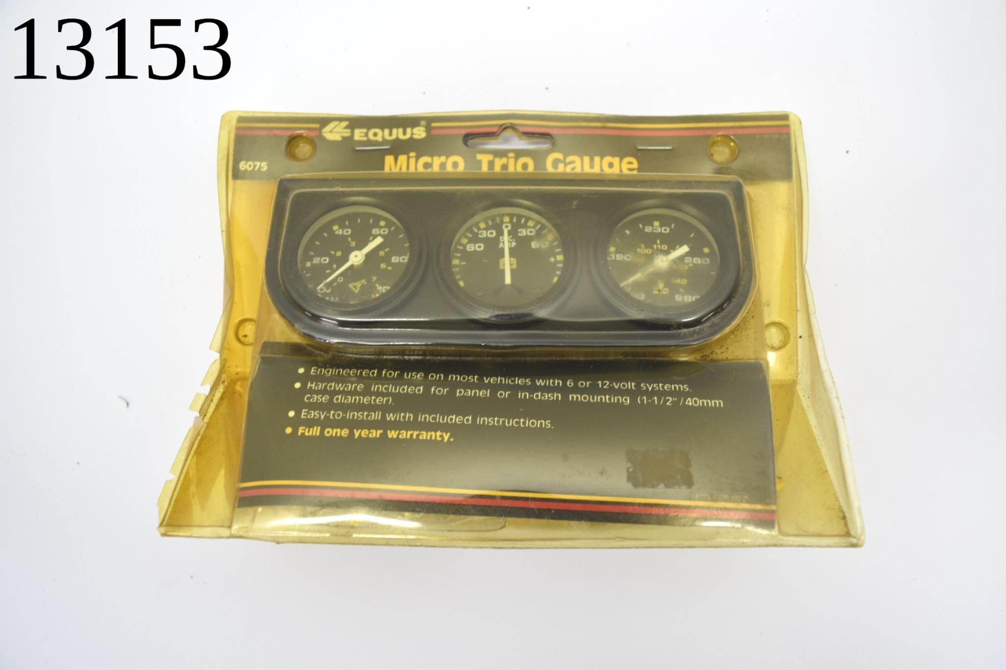 Equus Micro Trio Gauge Triple 40mm 1 1/2 inch Gauges 6075– FatMan's ...