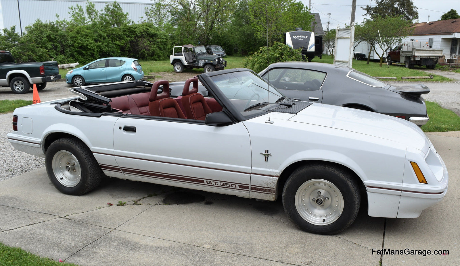 SOLD!!! 1984 Ford Mustang GT350 Convertible– FatMan's Garage, LLC