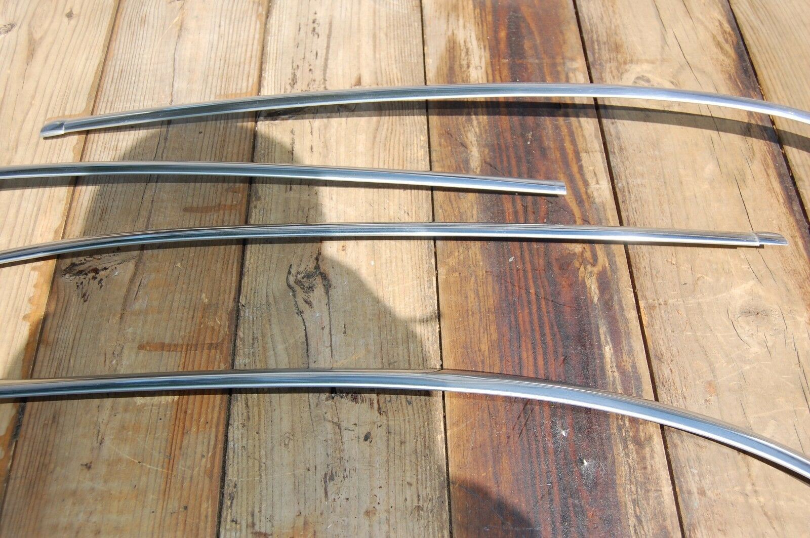 1949 49 Buick Super 4 Door Back Rear Window Glass Trim Molding Windshi ...