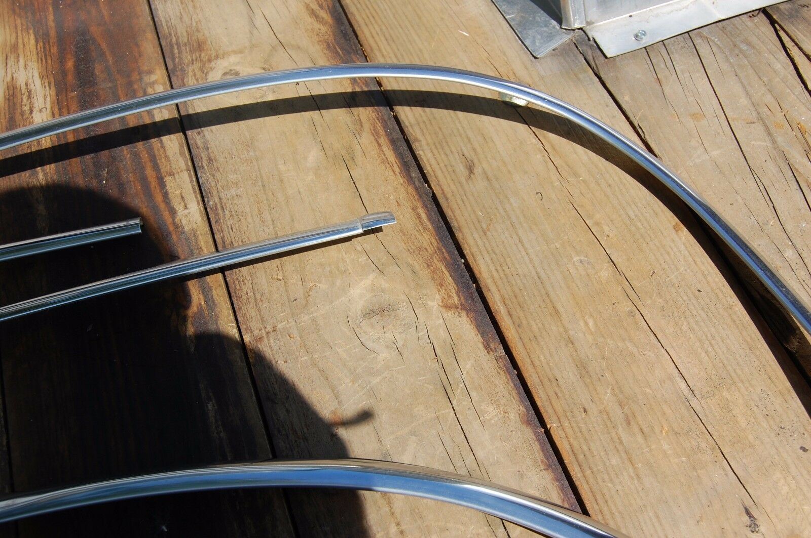 1949 49 Buick Super 4 Door Back Rear Window Glass Trim Molding Windshi ...