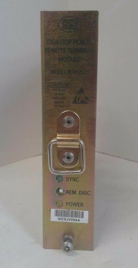 ECI Telecom Digiloop Remote Terminal Module MFG Date 1997 Model # RTM ...