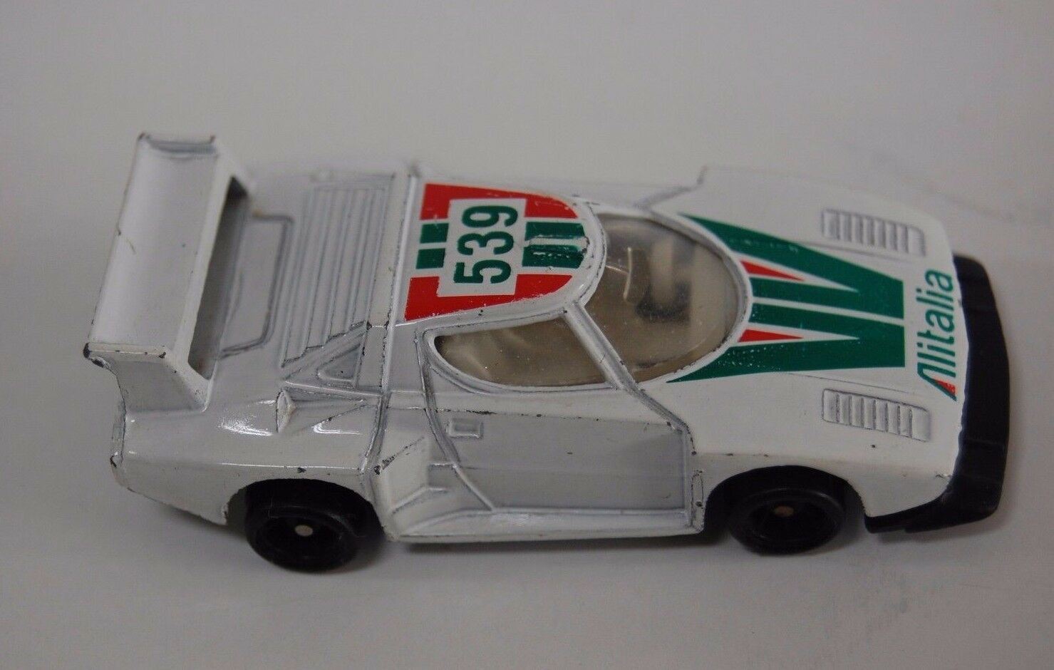 Lancia Vintage Alitalia 539 Car Red White Green Racing Car Rare– FatMan ...