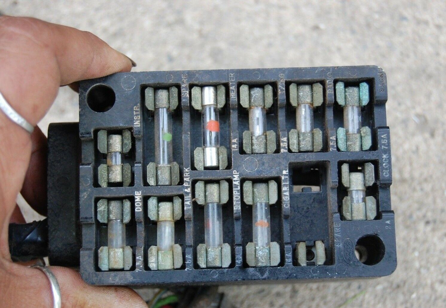 64 Ford Galaxie 500 Entire Chassis Under Dash Taillight Fuse Box Wirin ...