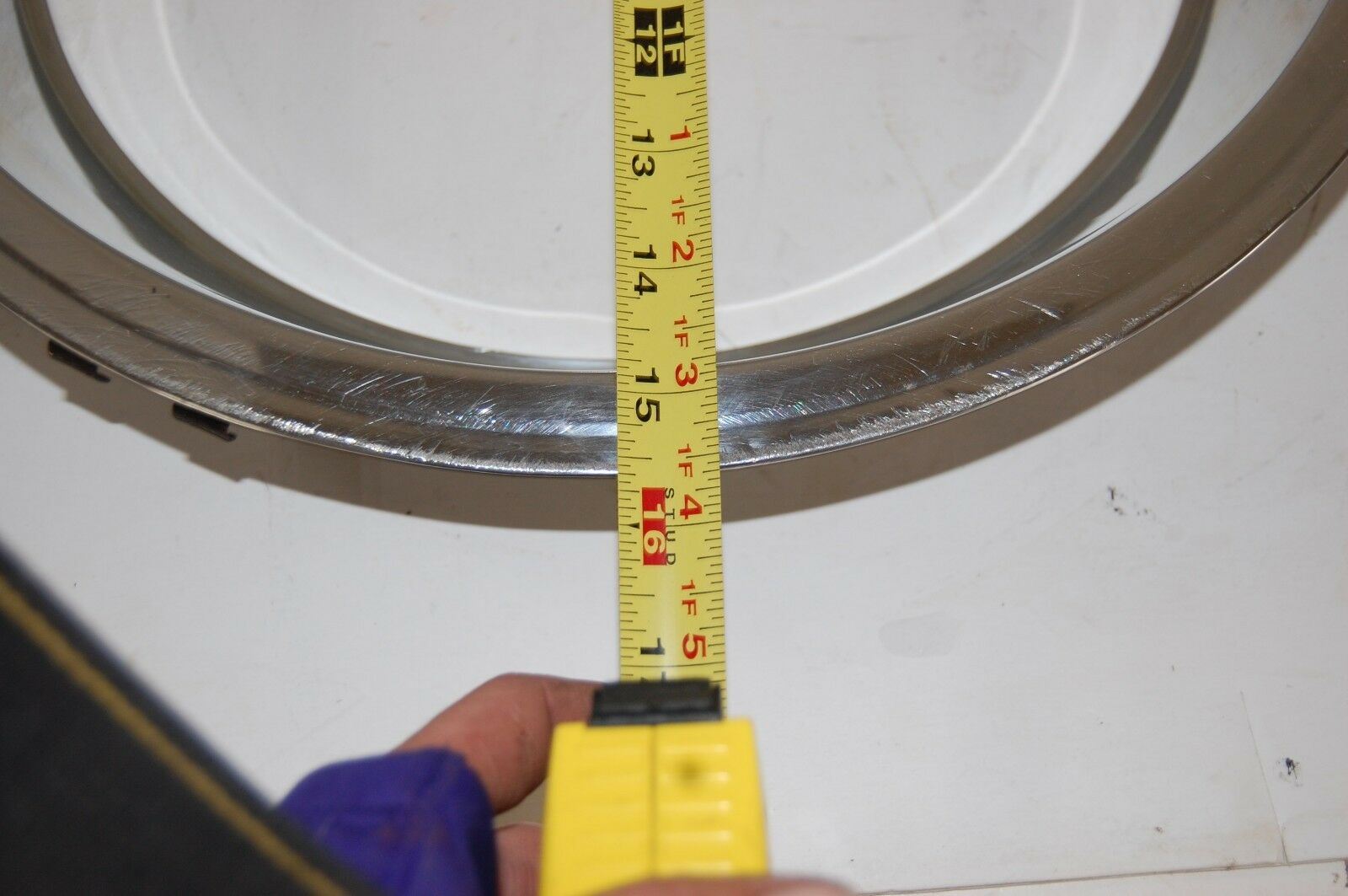 VINTAGE BEAUTY RING 15" FORD 1967 1968 1969 1970 2 1/2 " DEEP hubcap ...