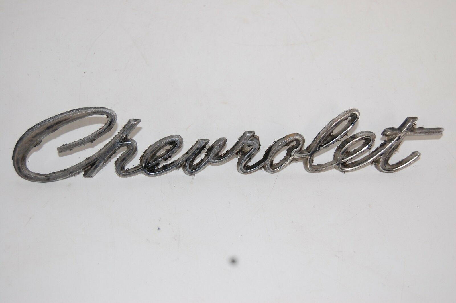 1967 IMPALA Chevrolet Script Emblem / BADGE OEM PART CAMARO 67 WITH PI ...