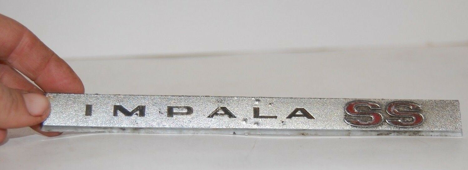 Original Vintage 1967 Chevy Impala SS Emblem Part No. 9704117– FatMan's ...
