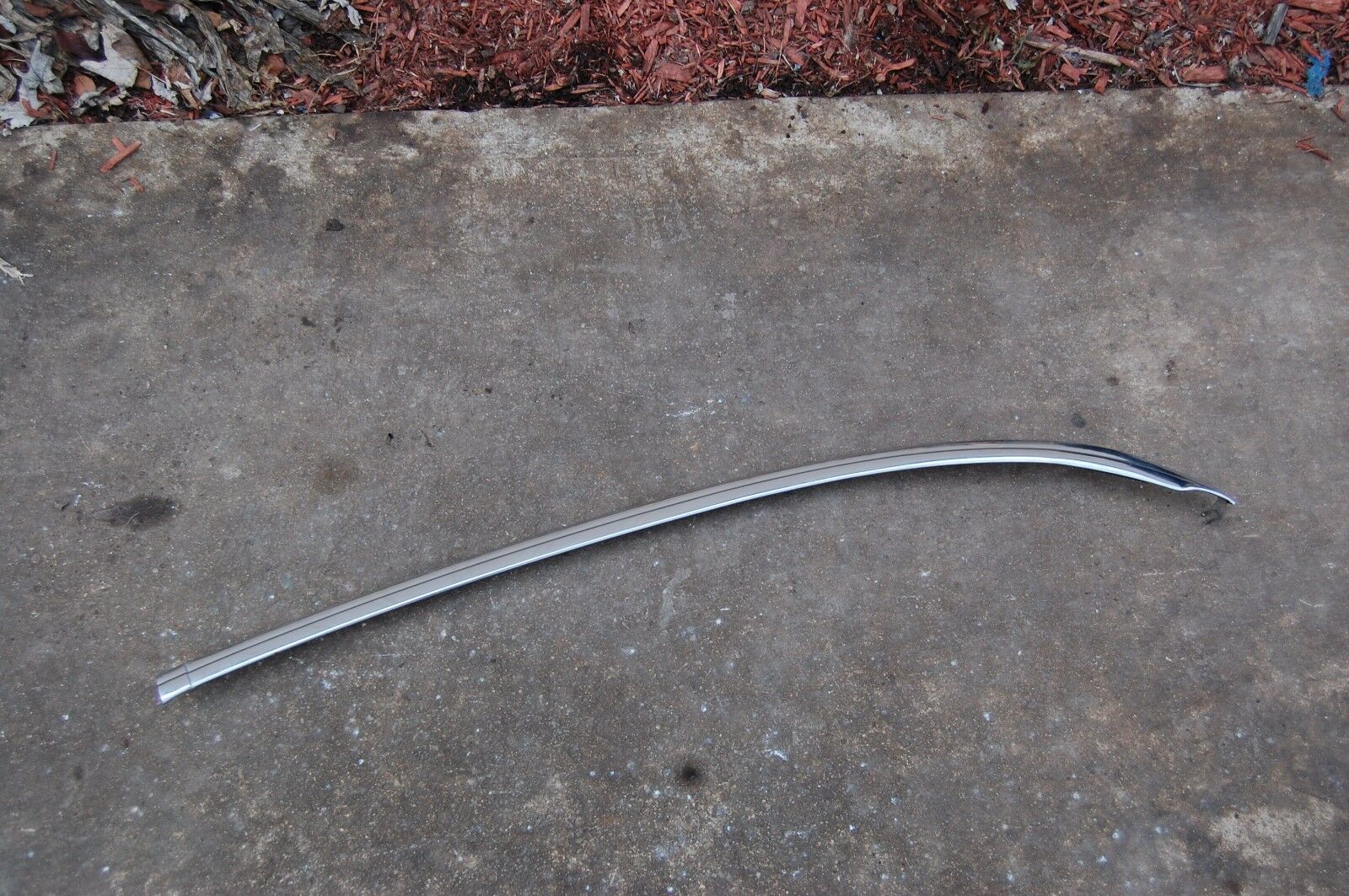 1967 IMPALA SS WINDSHIELD TRIM BOTTOM RIGHT CHROME Moldings VINTAGE PA ...