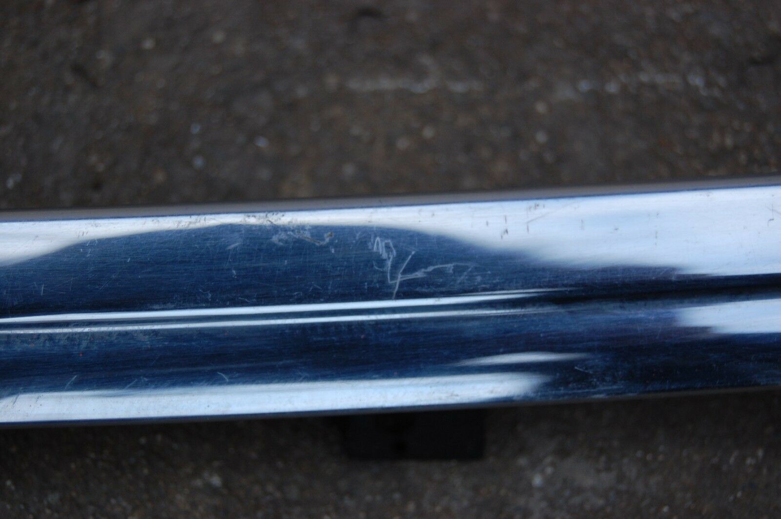 1967 IMPALA SS WINDSHIELD TRIM BOTTOM RIGHT CHROME Moldings VINTAGE PA ...