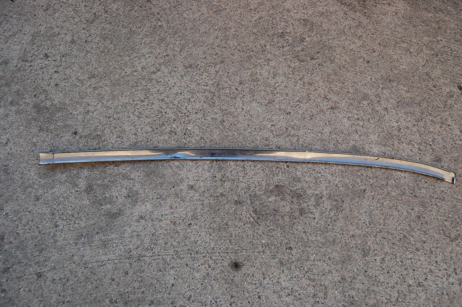 1967 IMPALA WINDSHIELD TRIM CHROME Moldings VINTAGE PART 67 BOTTOM 2 T ...