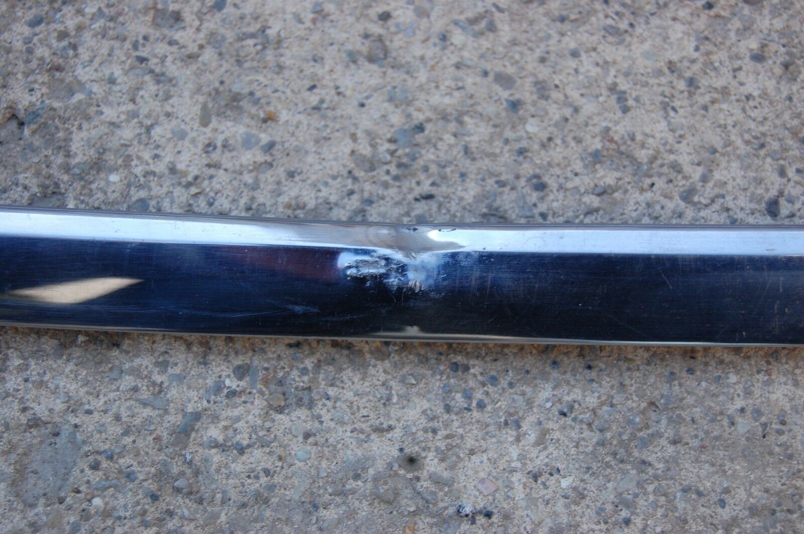 1967 IMPALA WINDSHIELD TRIM CHROME Moldings VINTAGE PART 67 BOTTOM 2 T ...