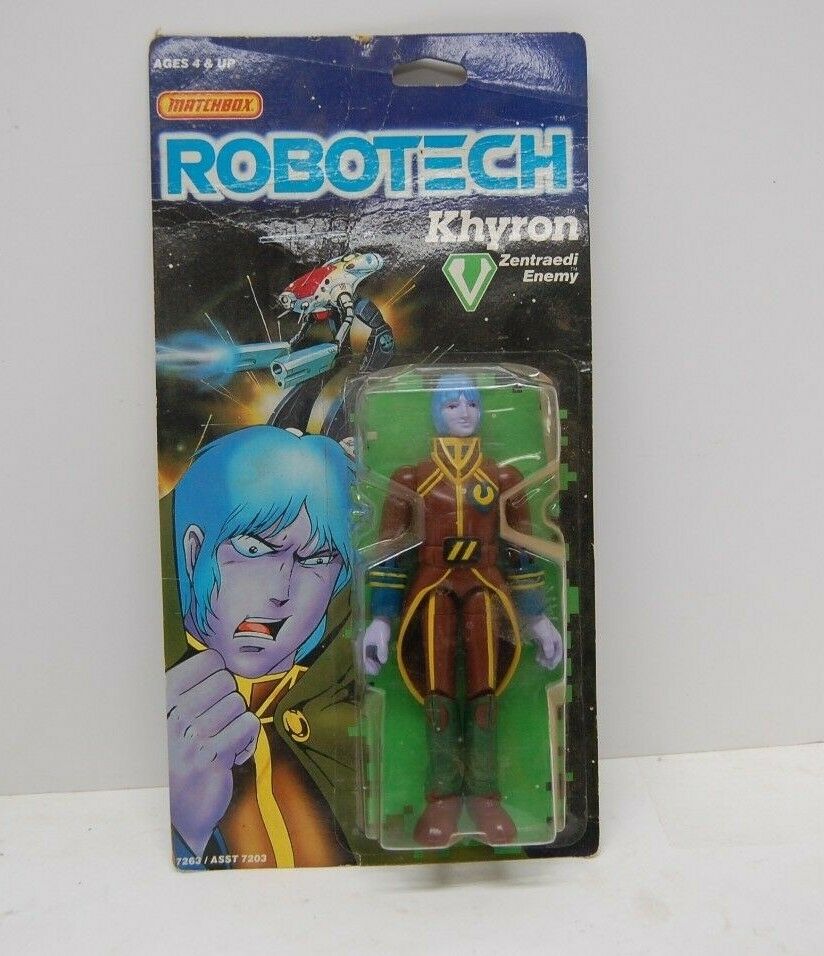 ROBOTECH MATCHBOX KHYRON MOC IN SEALED PACKAGE ACTION FIGURE 6" RARE ...