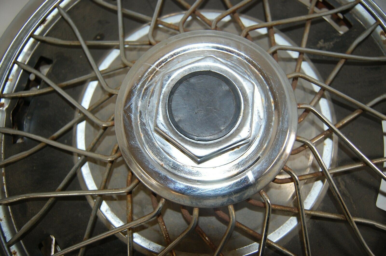 1978 2 Chevy Impala 15 inch wire spoke hubcap wheel covers– FatMan's ...