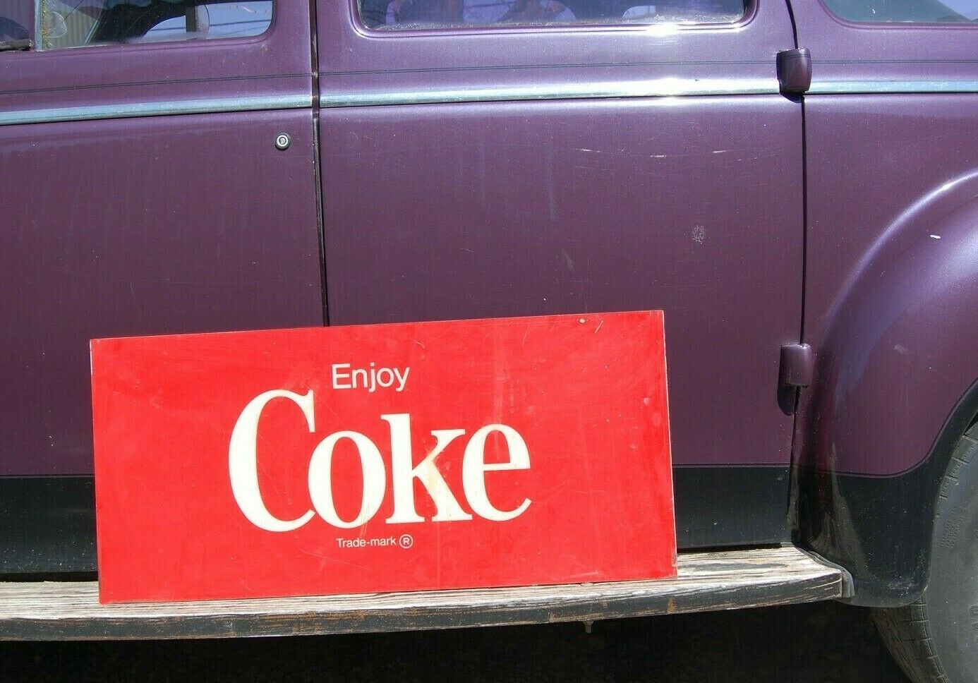 Vintage Enjoy Coke Store Sign 35" x 16" Coca Cola Advertisement– FatMan ...