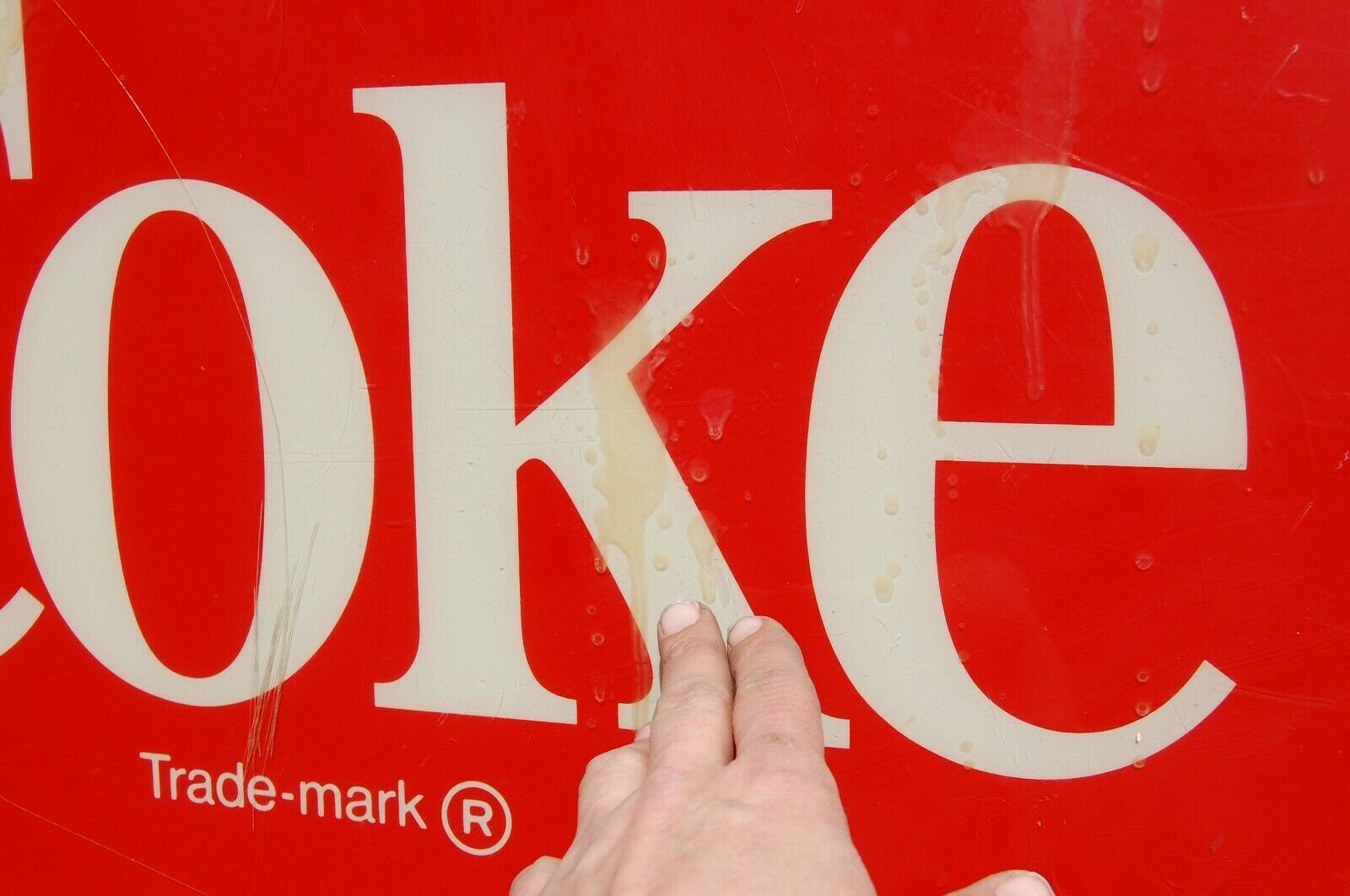 Vintage Enjoy Coke Store Sign 35" x 16" Coca Cola Advertisement– FatMan ...