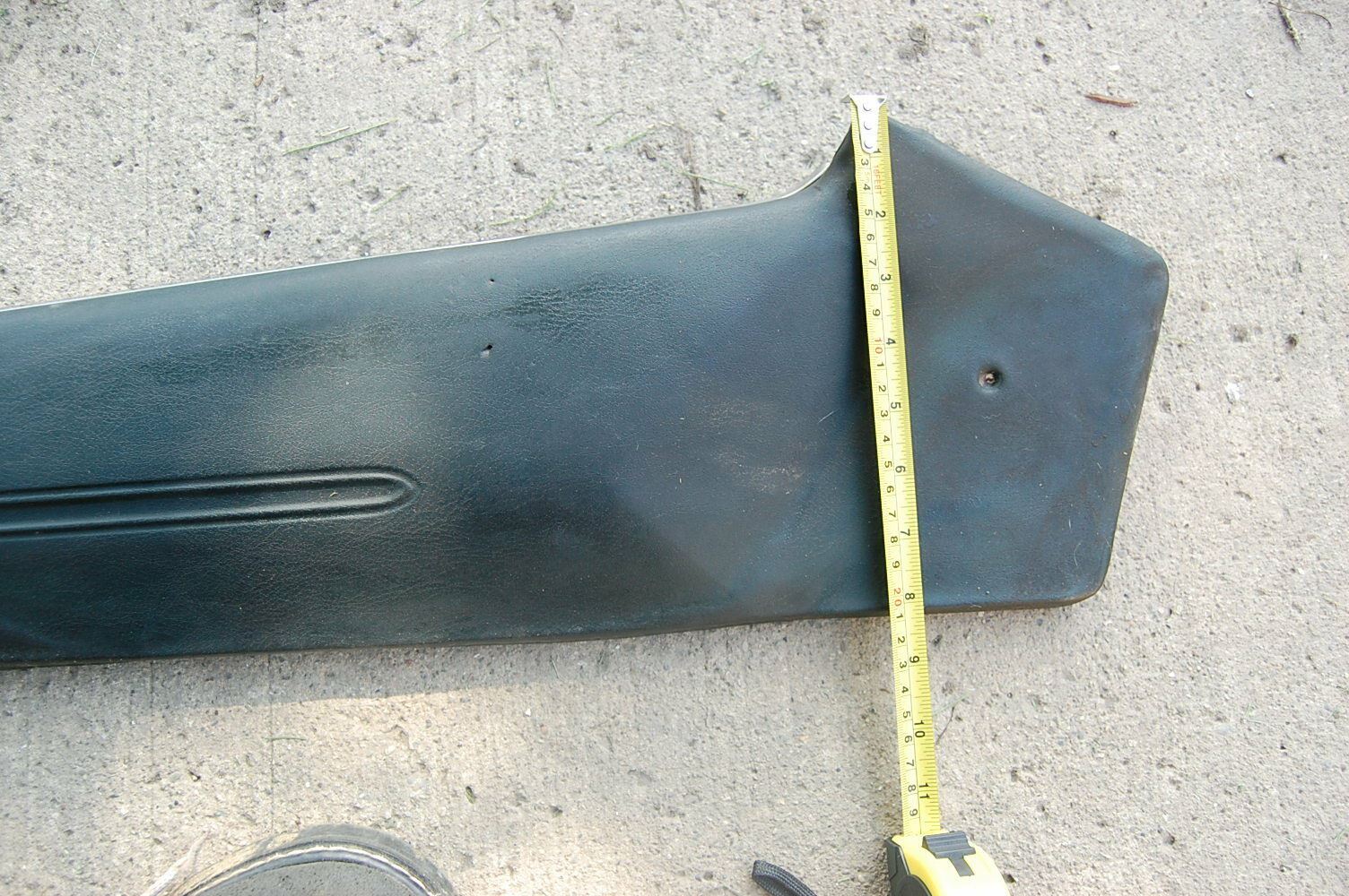 1968 1969 Dodge Charger REAR QUARTER WINDOW BOLSTER PAD PANEL RH Mopar ...