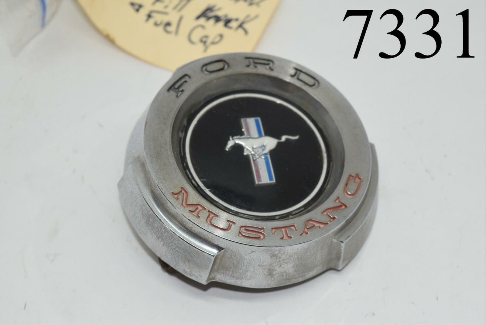 65 66 Ford Mustang Fuel Gas Cap w/ Lock Ring With Bolts Fuel Funnel 19 ...