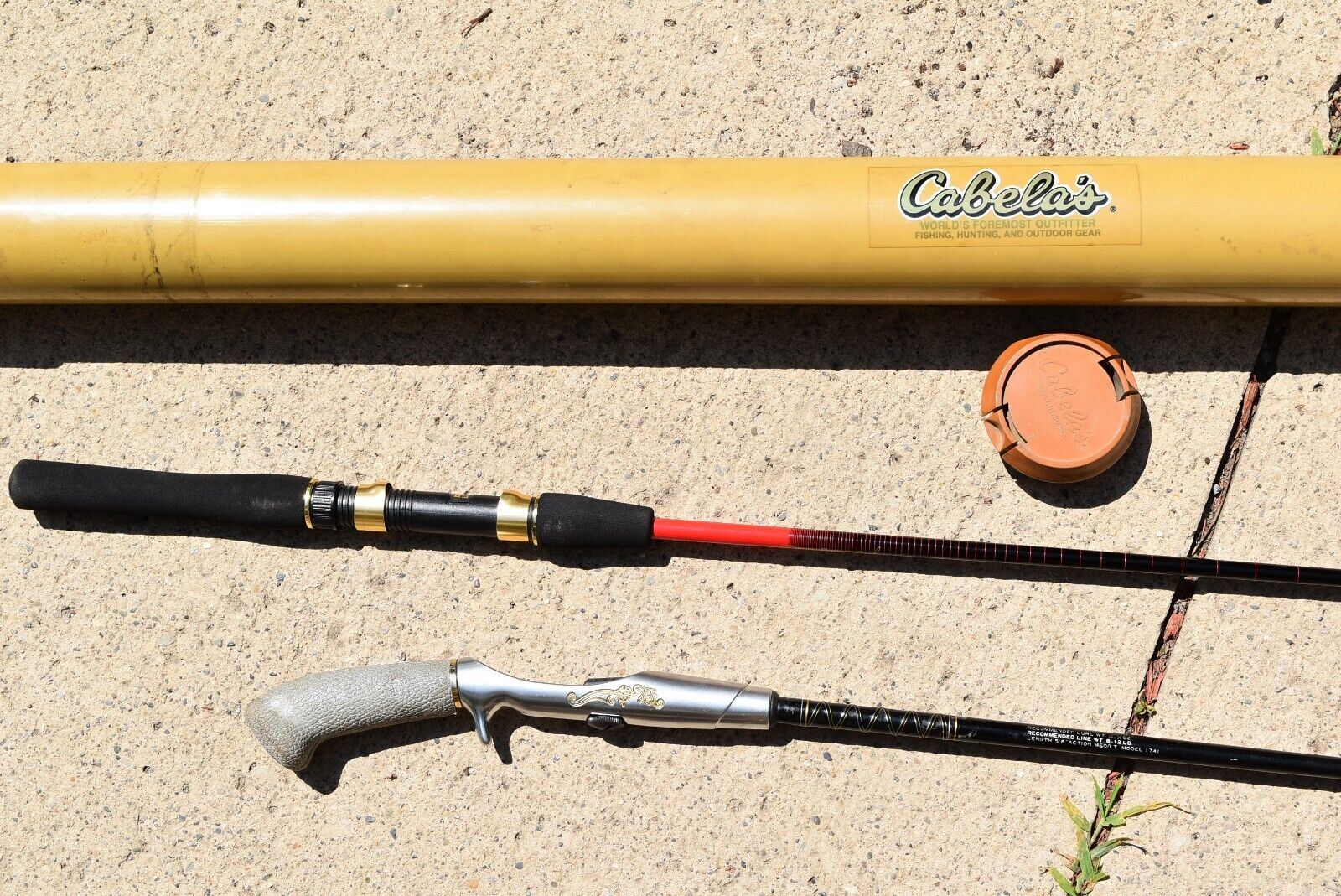 Vintage Zebco 33 Rod 1741 fishing pole Rod Shimano orn'ry stik Cabelas ...