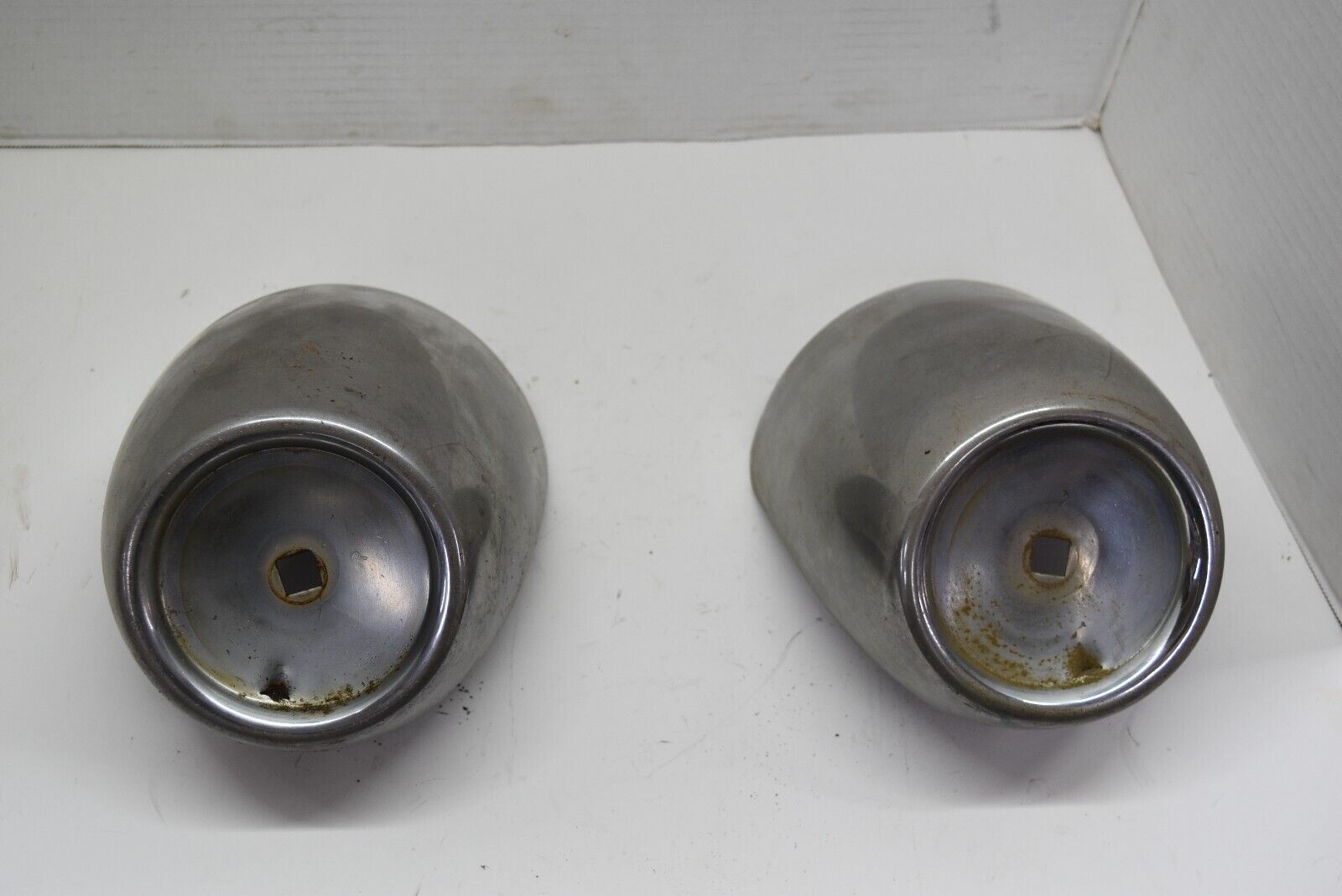 1957 57 CHEVY CHEVROLET BEL AIR 150 210 FRONT BUMPER GUARDs Bullets bu ...