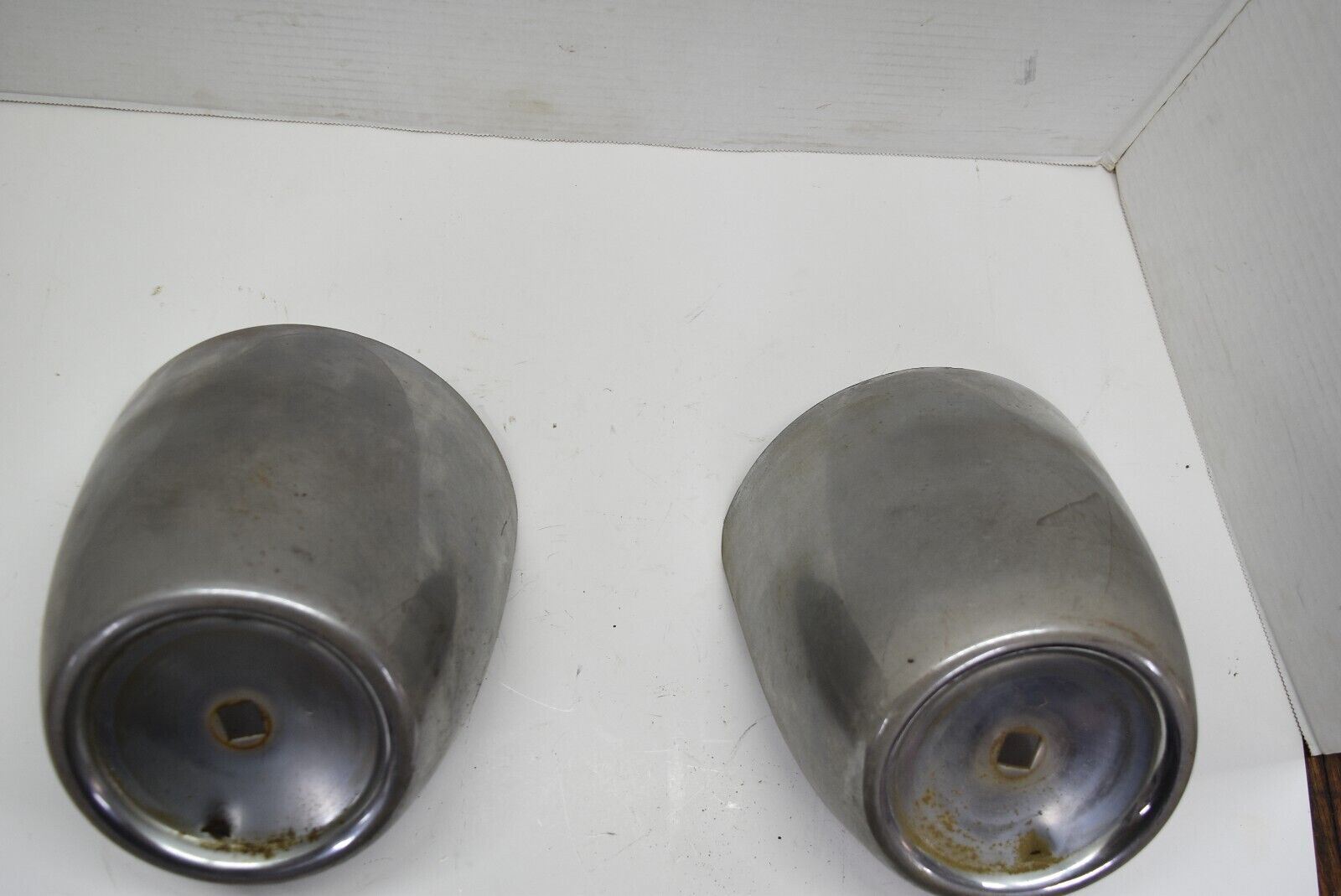 1957 57 CHEVY CHEVROLET BEL AIR 150 210 FRONT BUMPER GUARDs Bullets bu ...