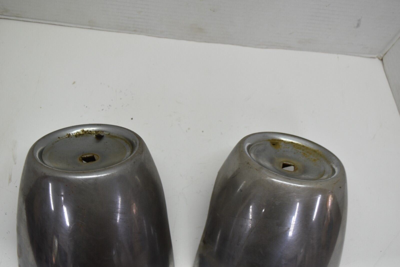 1957 57 CHEVY CHEVROLET BEL AIR 150 210 FRONT BUMPER GUARDs Bullets bu ...