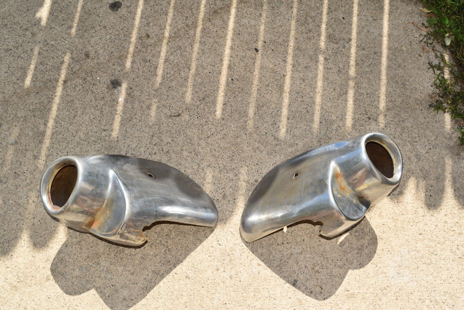 57 Chevy Rear Bumper Ends 1957 Chevrolet series 3 Canada Original Set ...