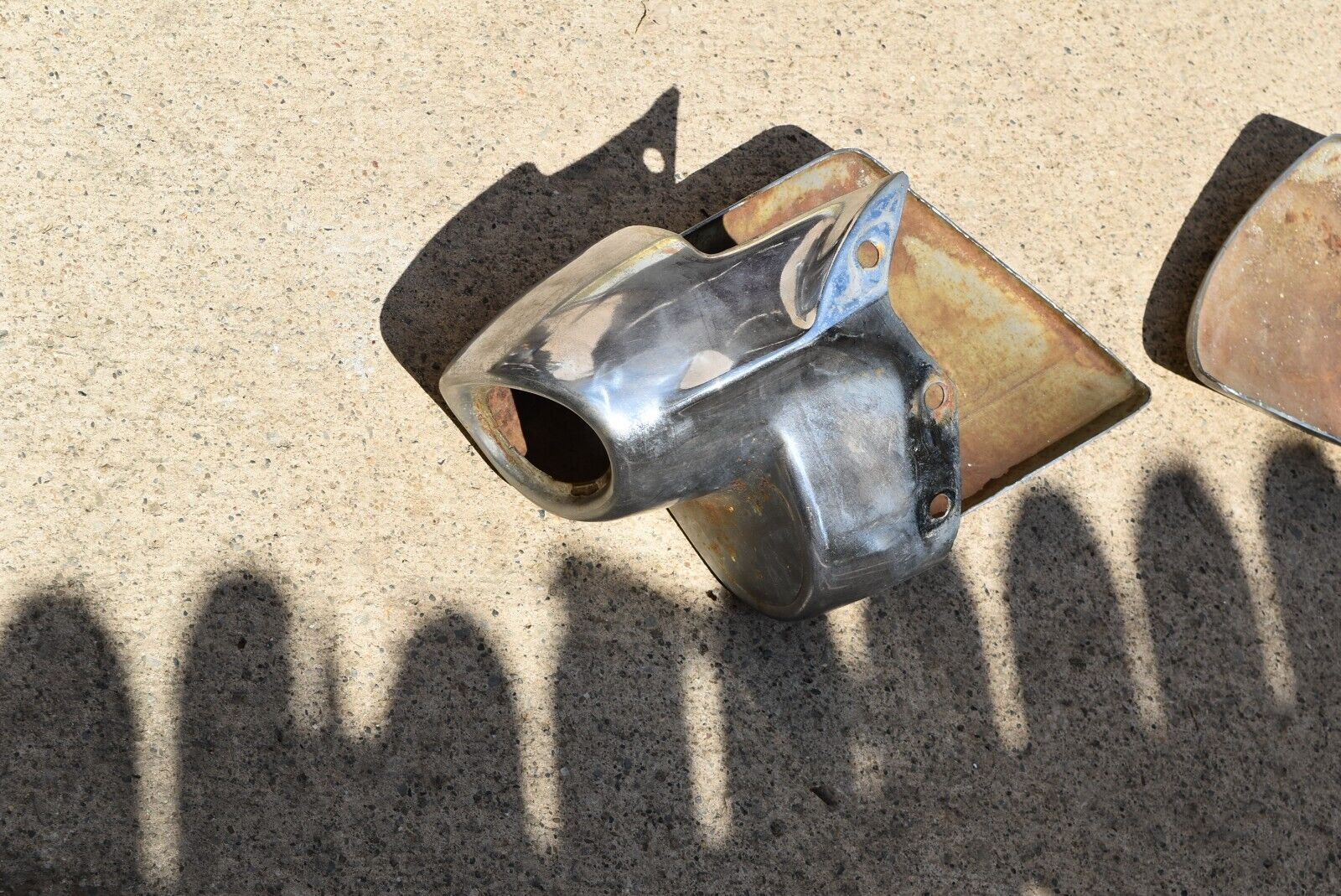 57 Chevy Rear Bumper Ends 1957 Chevrolet series 3 Canada Original Set ...