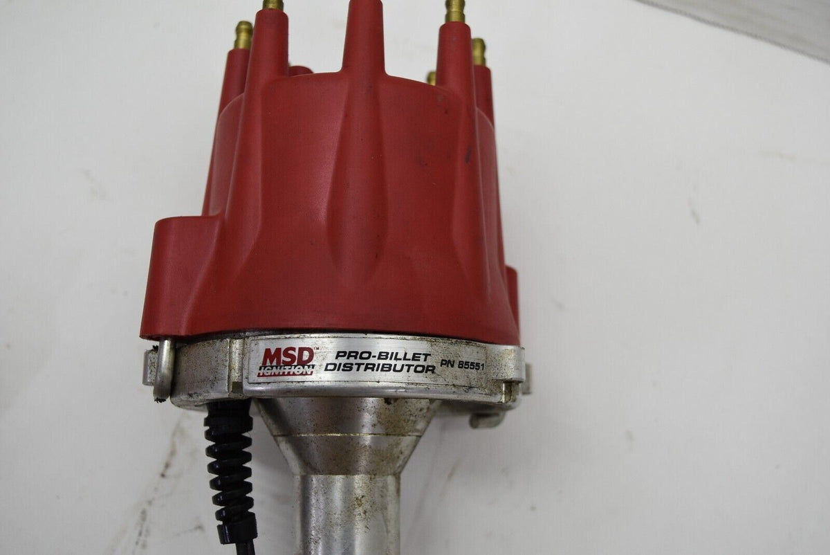MSD 85551 Pro Billet Chevy Distributor, Mag Trigger, Mechanical Adv 93 ...