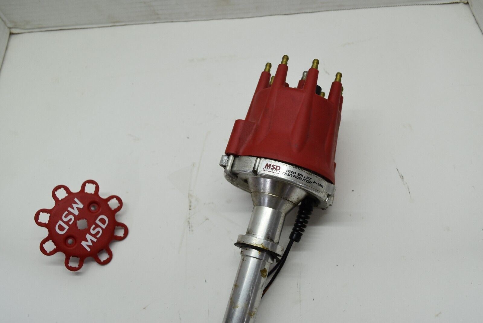 MSD 85551 Pro Billet Chevy Distributor, Mag Trigger, Mechanical Adv 93 ...