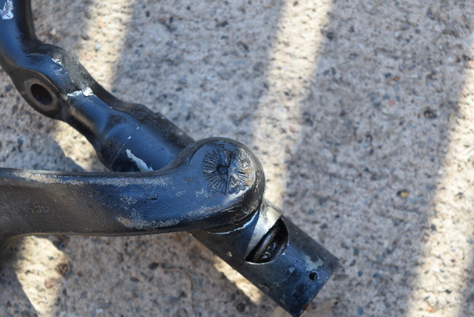 1957 Chevy Center Link Belair Standard Manual Steering Pitman Arm 3719 ...