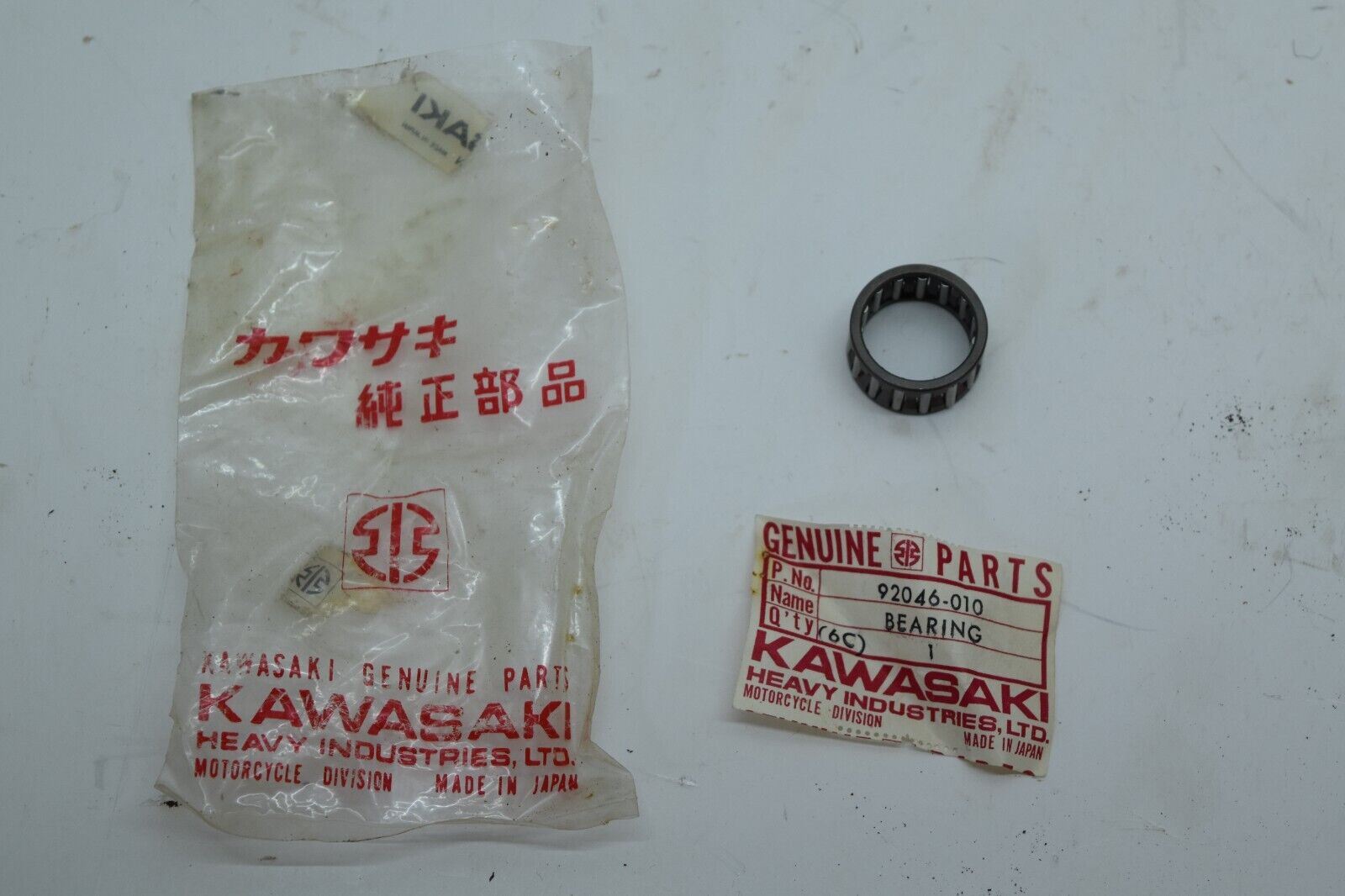 Kawasaki NOS NEW 92046-010 Needle Bearing H1 H2 KH KH500 Mach IV Mach – FatMan's Garage, LLC