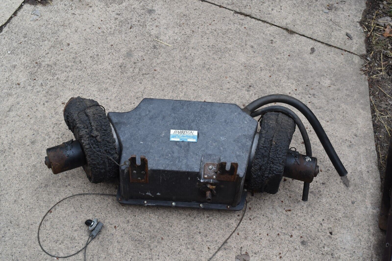 1958 58 Cadillac rear AC Fleetwood Series 75 limo air conditioning 105 ...